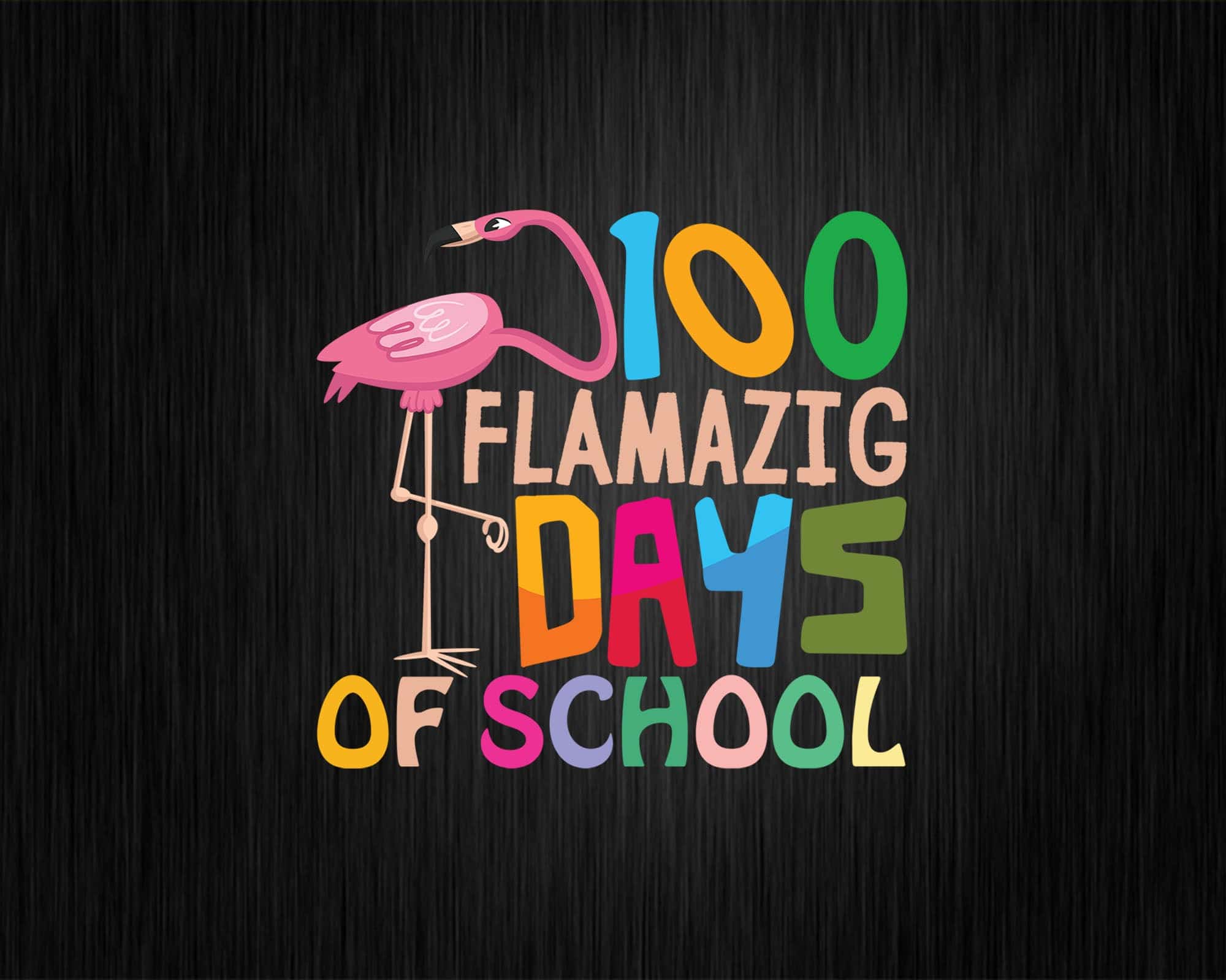100 Flamazing Days of School Flamingo 100th Day For Teachers Svg Files ...