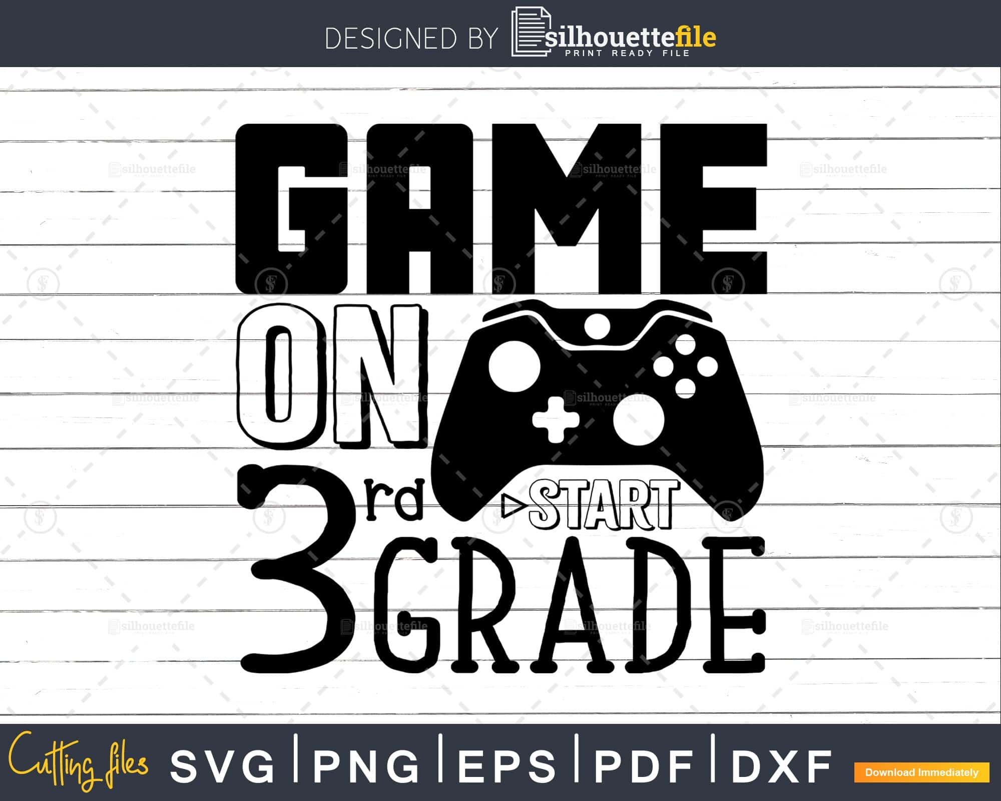3rd Grade Svg Game On 3rd Grade Svg Back to School Svg Cricut cut file ...
