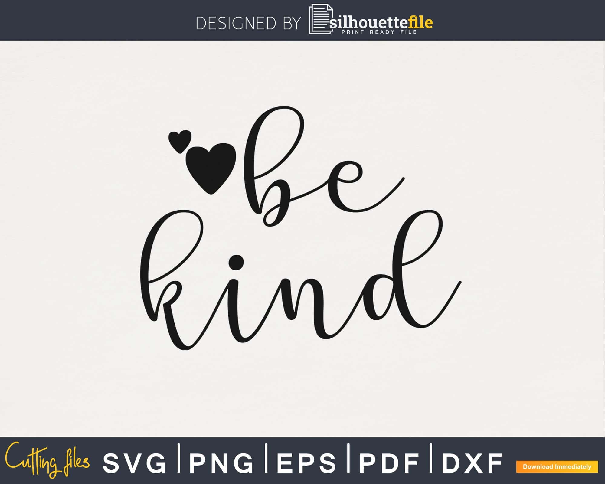 Be Kind Teacher Teaching Back To School SVG PNG digital cut ...