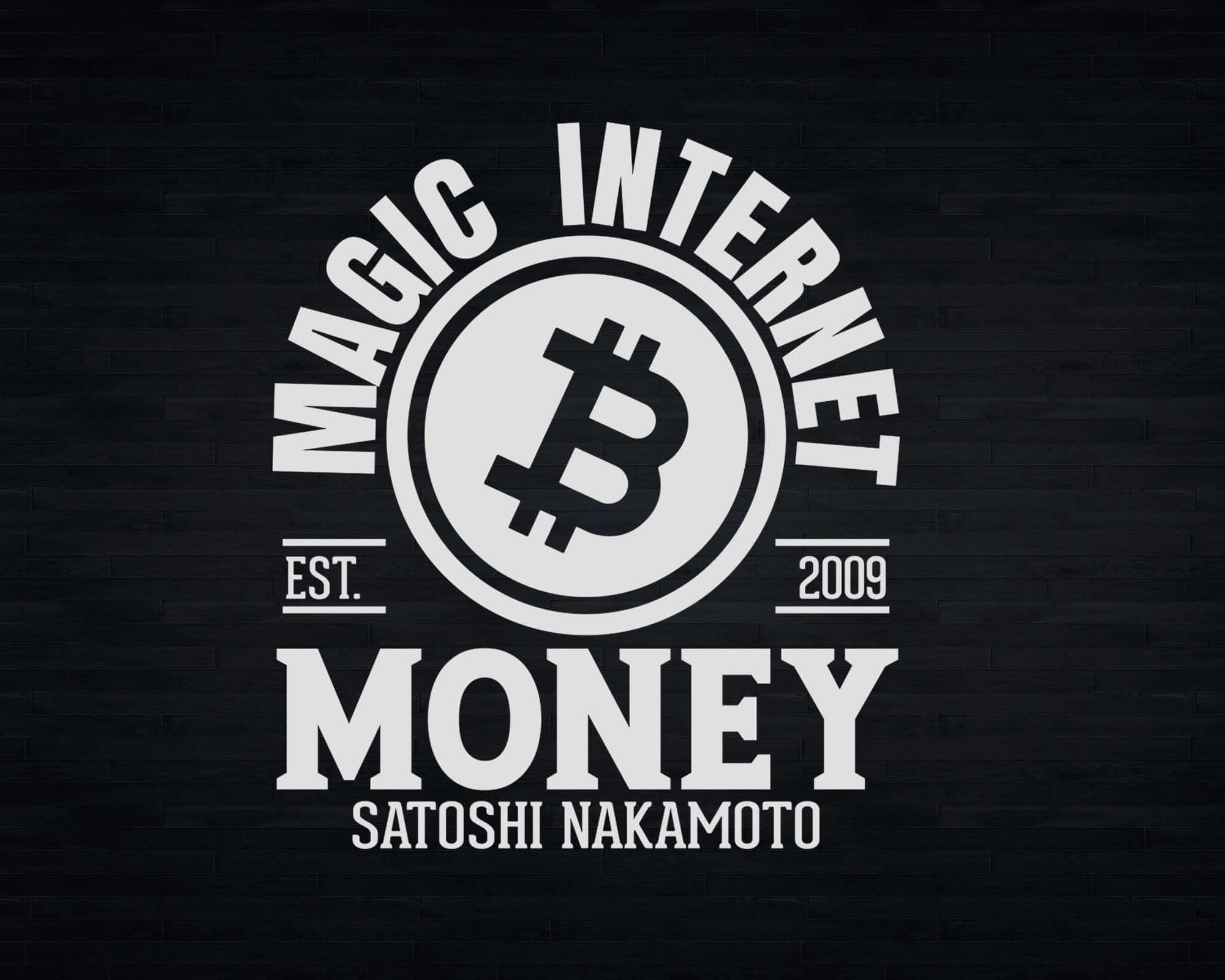 Bitcoin Magic Internet Money BTC Blockchain Svg Png Digital Cut Files | Silhouettefile