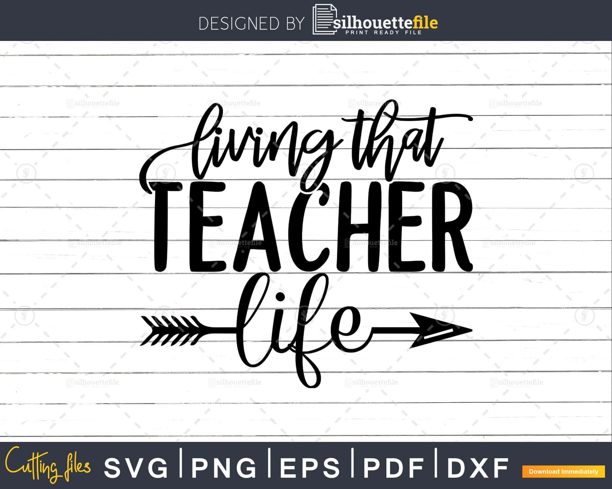 Living that Teacher Life svg shirt ideas digital cut files for cricut ...