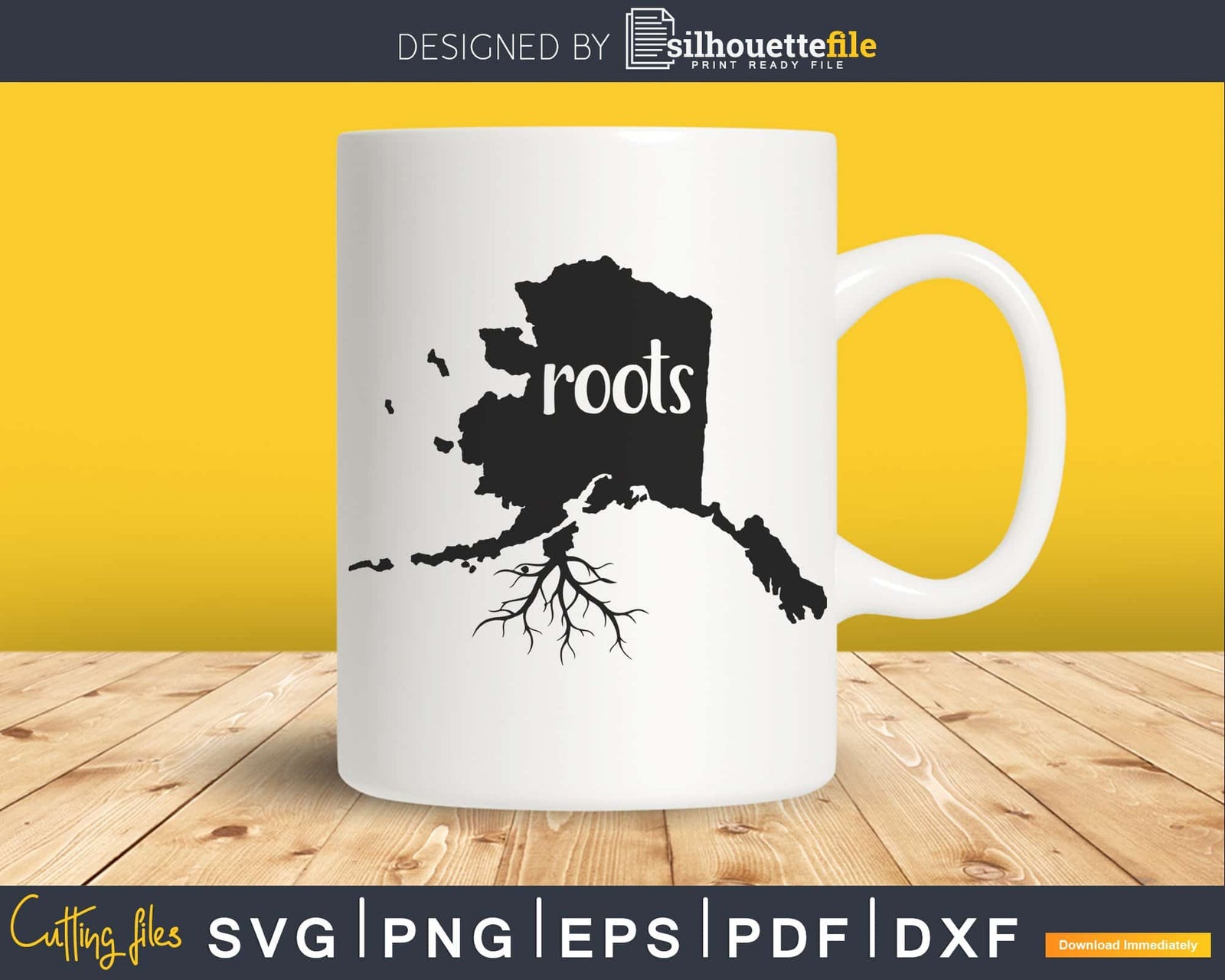 Alaska AK Roots Home Native Map svg cricut cut silhouette | Silhouettefile