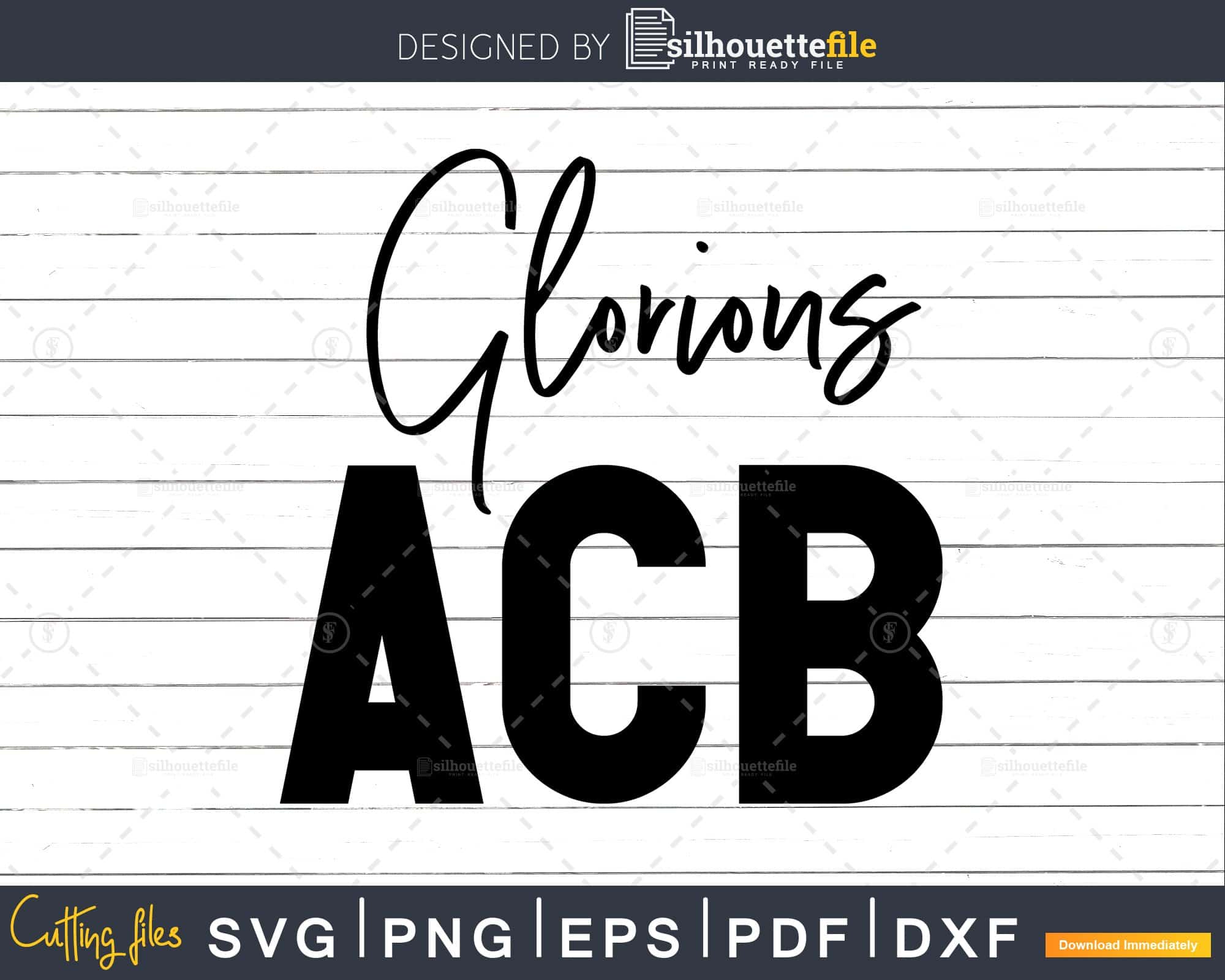 Notorious ACB Svg | Silhouettefile