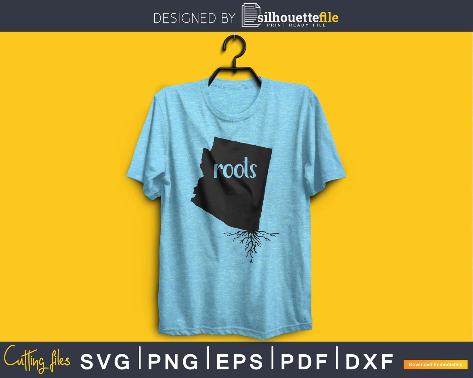 Arizona AZ Roots Home Native Map svg silhouette cricut cut digital ...