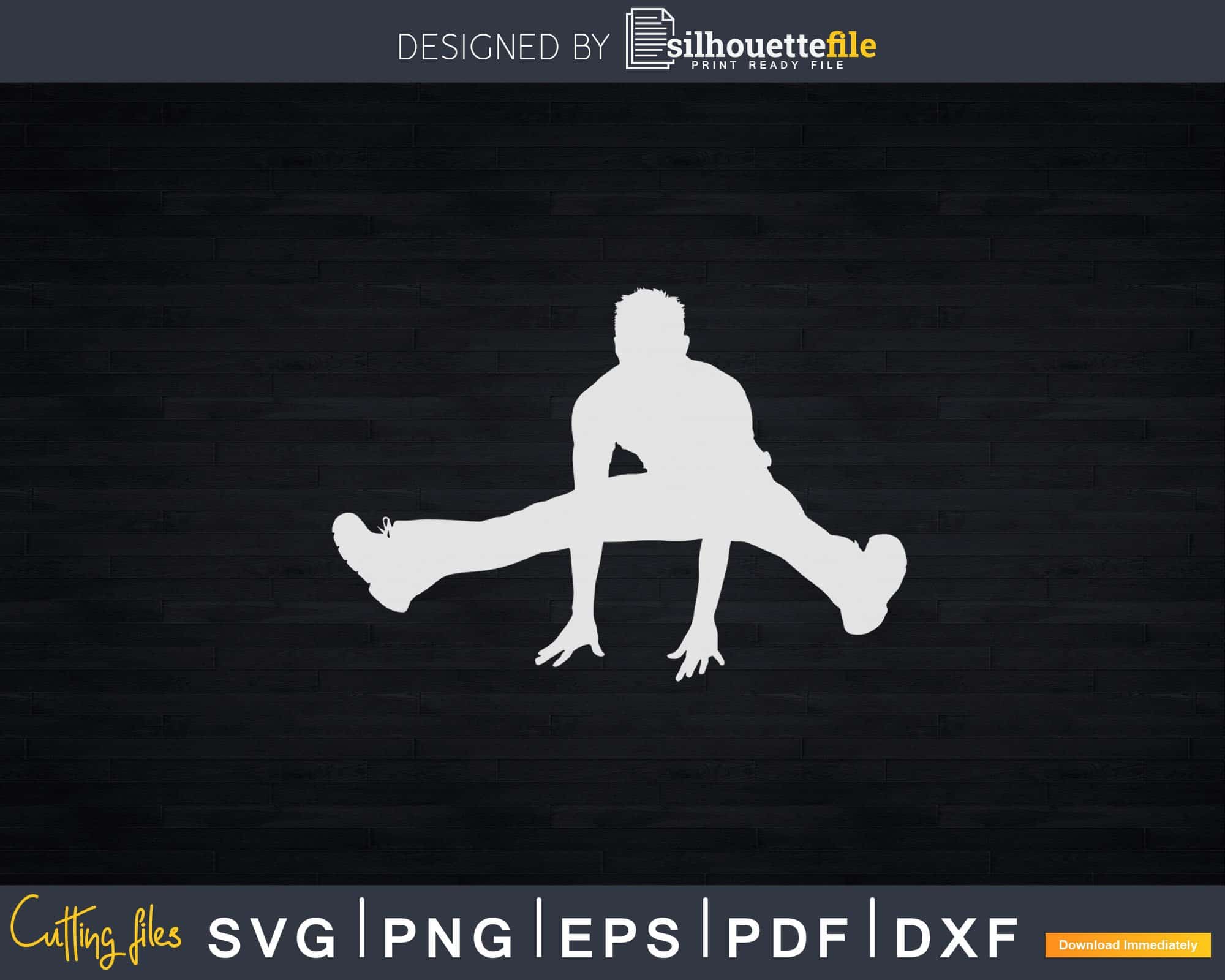 Ballet Man Boy Dancer Silhouette Ballerina Svg Dxf Cricut | SilhouetteFile