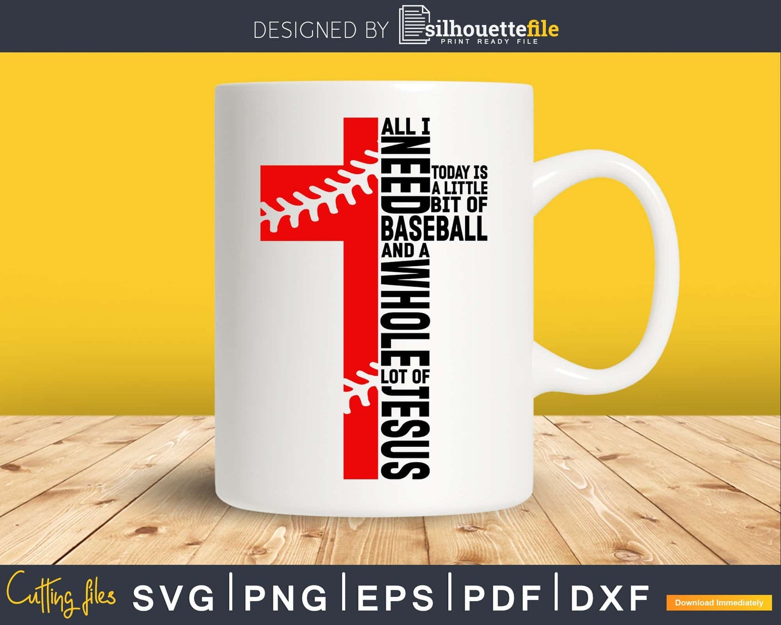 Baseball and Jesus Svg cricut cut files | Silhouettefile