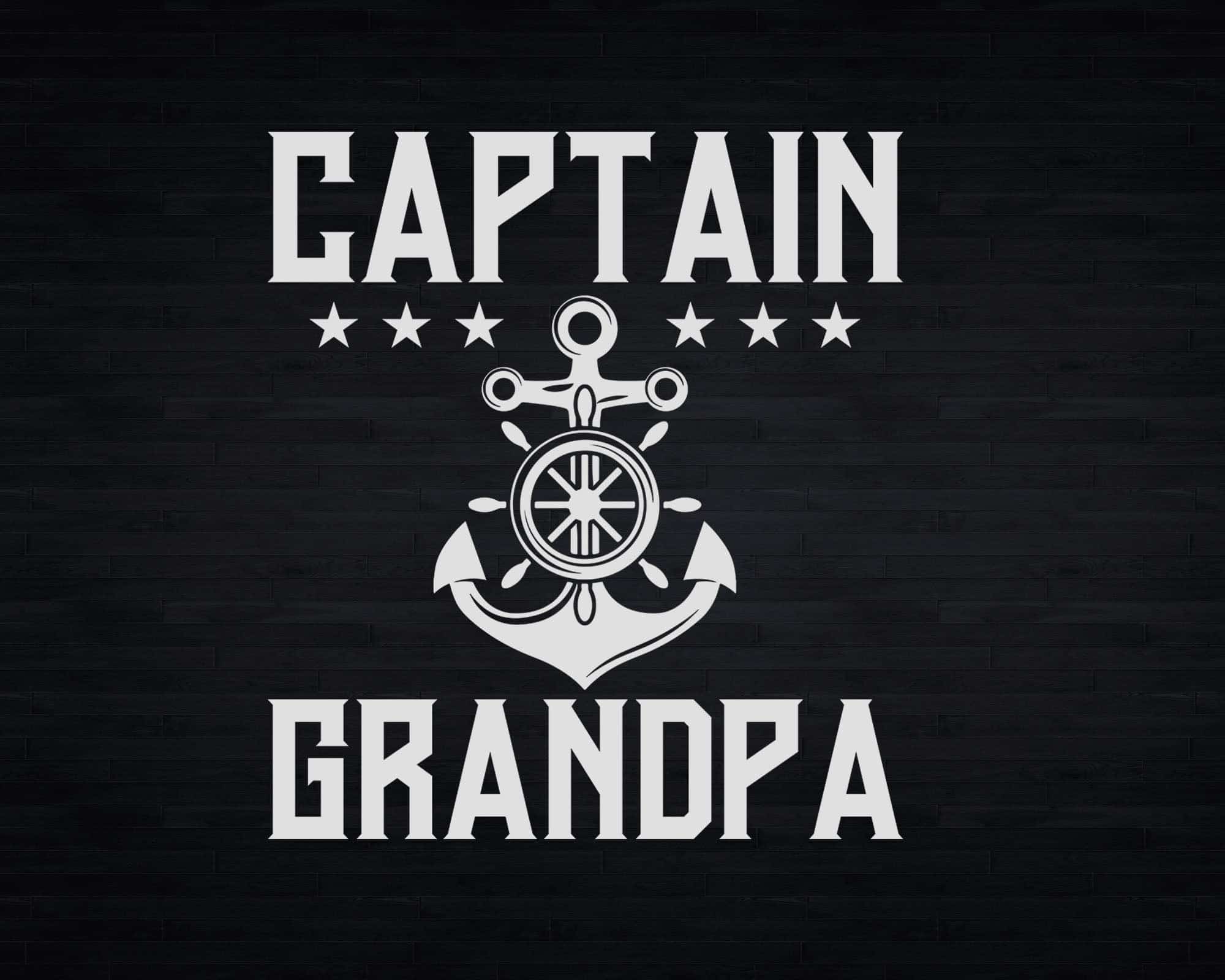 Boat Captain Svg Captain Grandpa Boating Svg Png Cricut Files ...