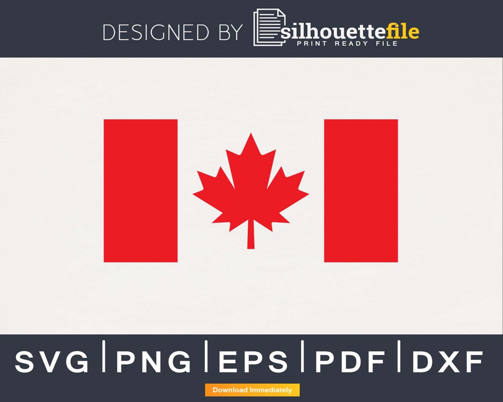 Canadian Flag svg cricut cut files | Silhouettefile