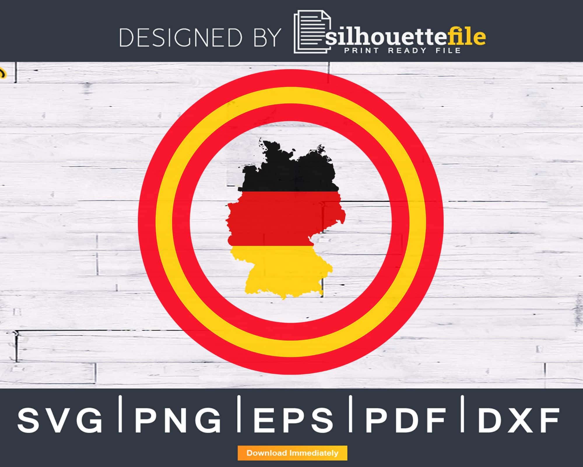 Captain Germany map flag Cool Superhero svg cricut digital | SilhouetteFile