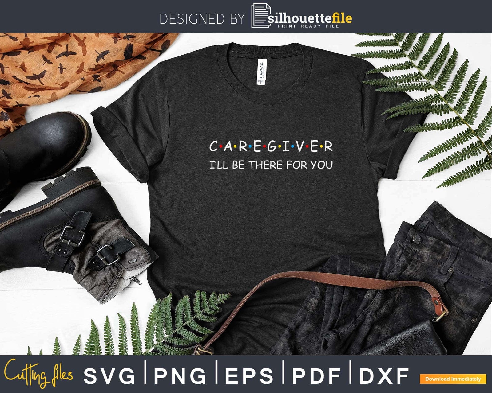 Caregiver, I'll Be There For You Midwife, Nurse Svg T-shirt Design ...