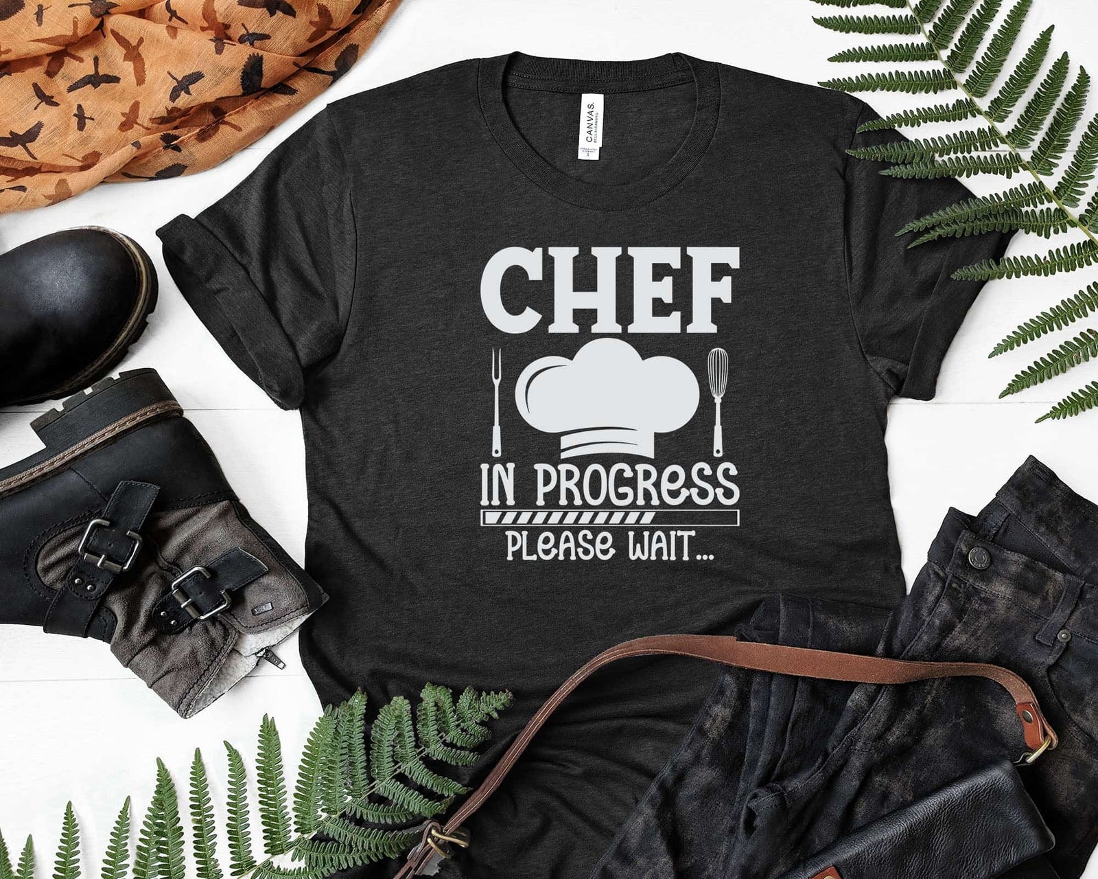 Chef In Progress Cook Sous Chef Svg Png Cricut Files | Silhouettefile