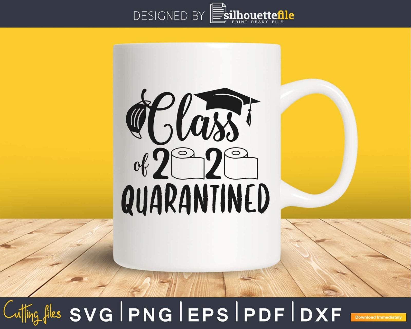 Class of 2020 Quarantined svg cricut digital svg cutting | Silhouettefile