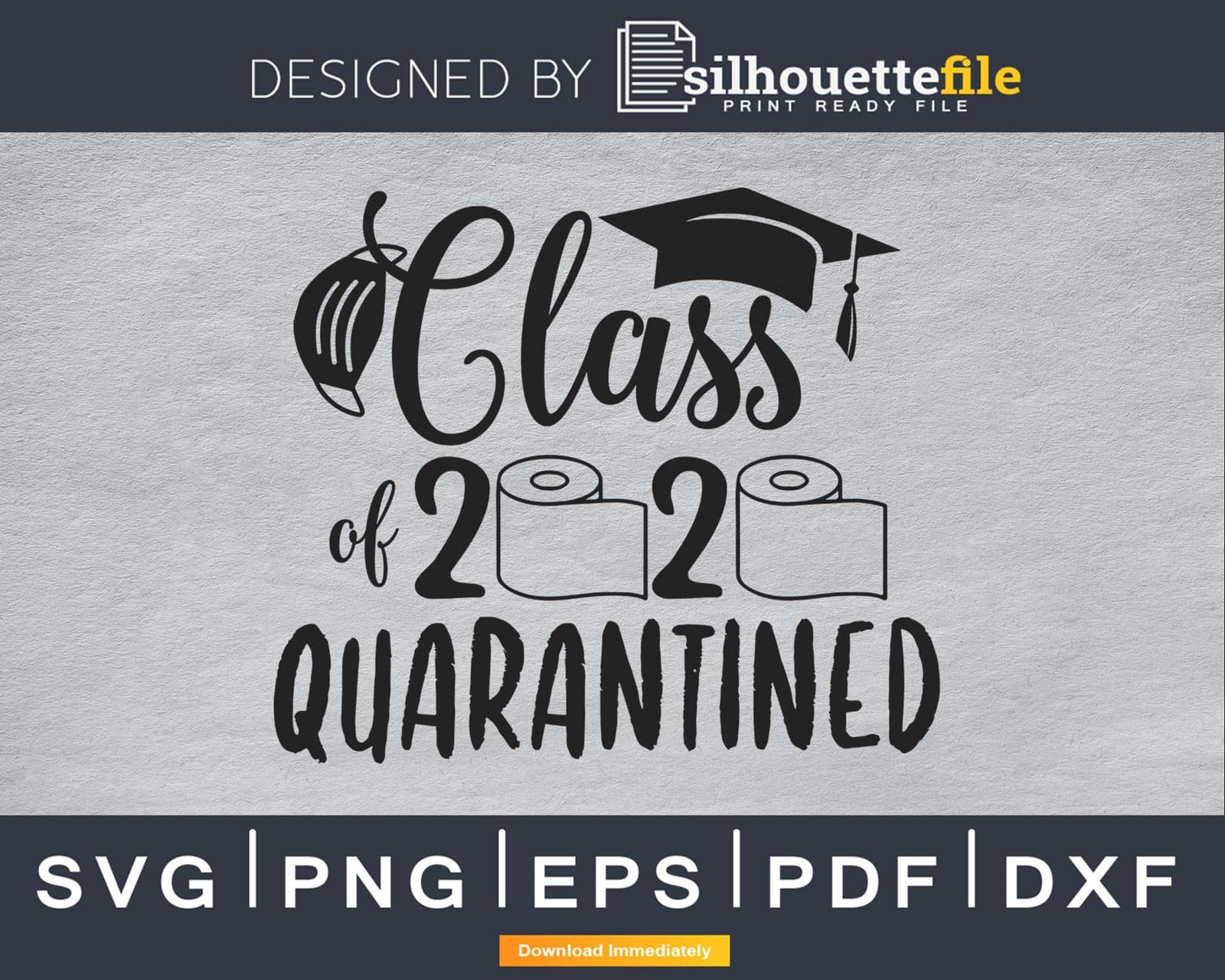 Class of 2020 Quarantined svg cricut digital svg cutting | Silhouettefile