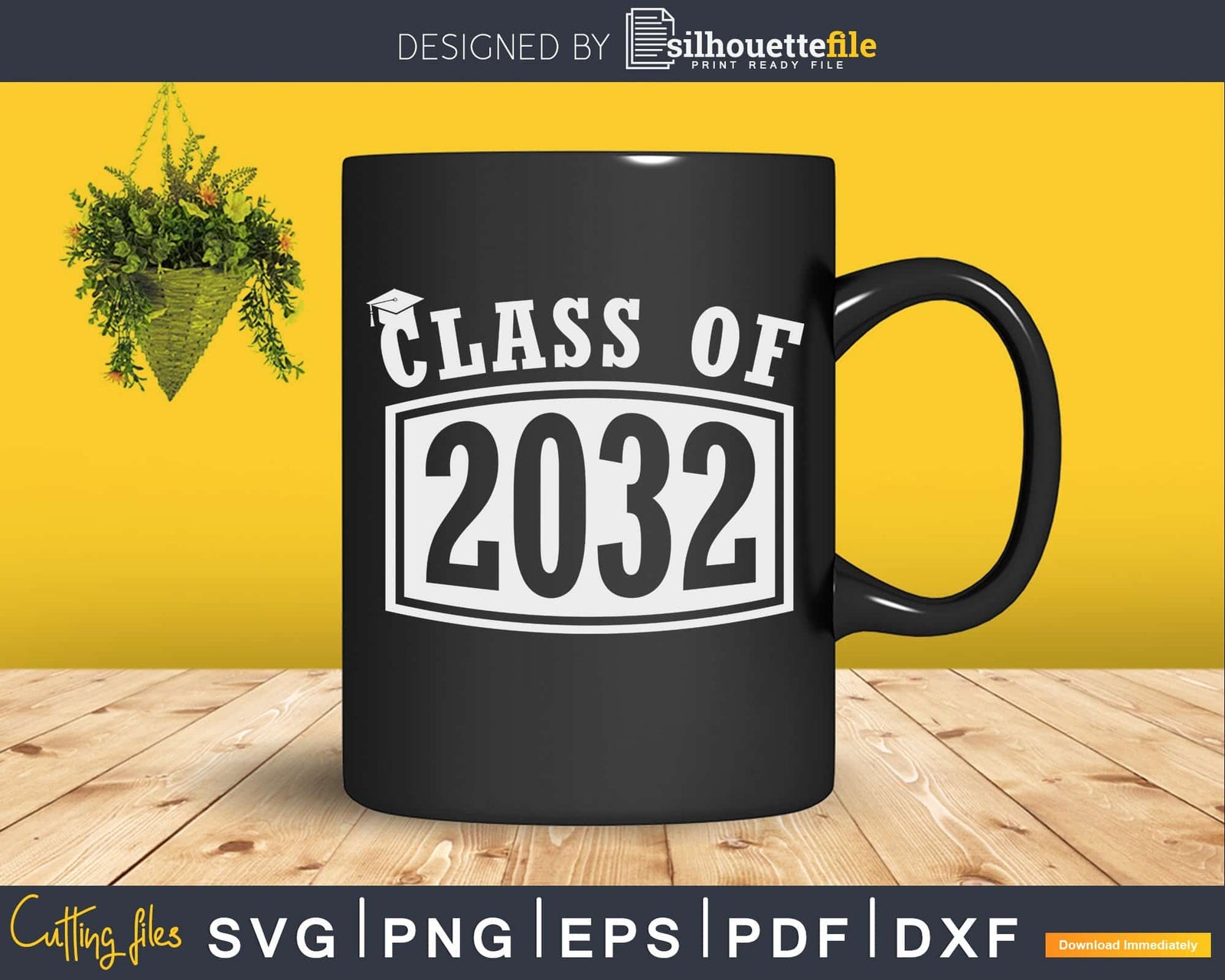 class of 2032 Graduation Cricut cut svg Instant download | Silhouettefile