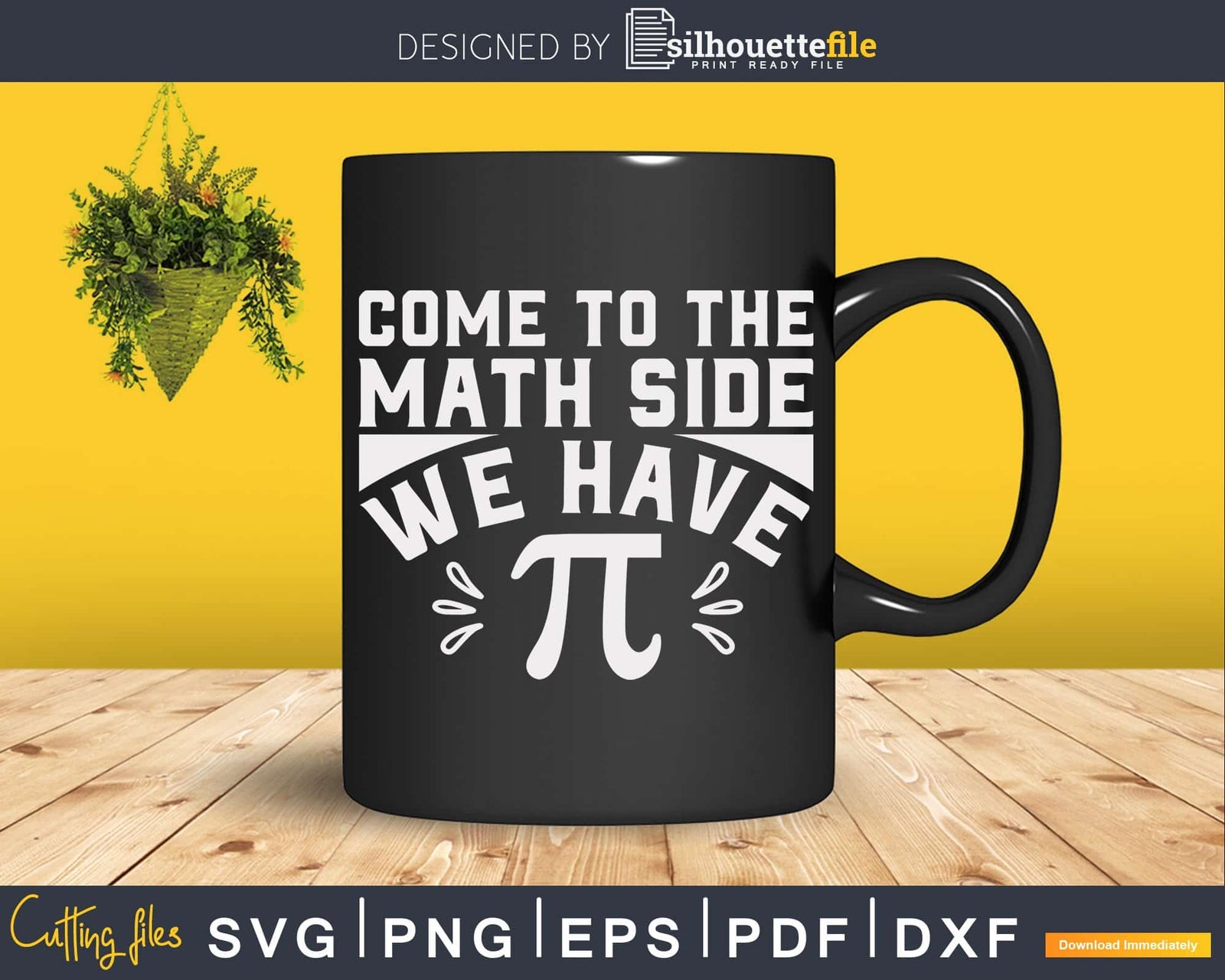 Come to the math side we have Pi Math Geek Svg Cut File | Silhouettefile