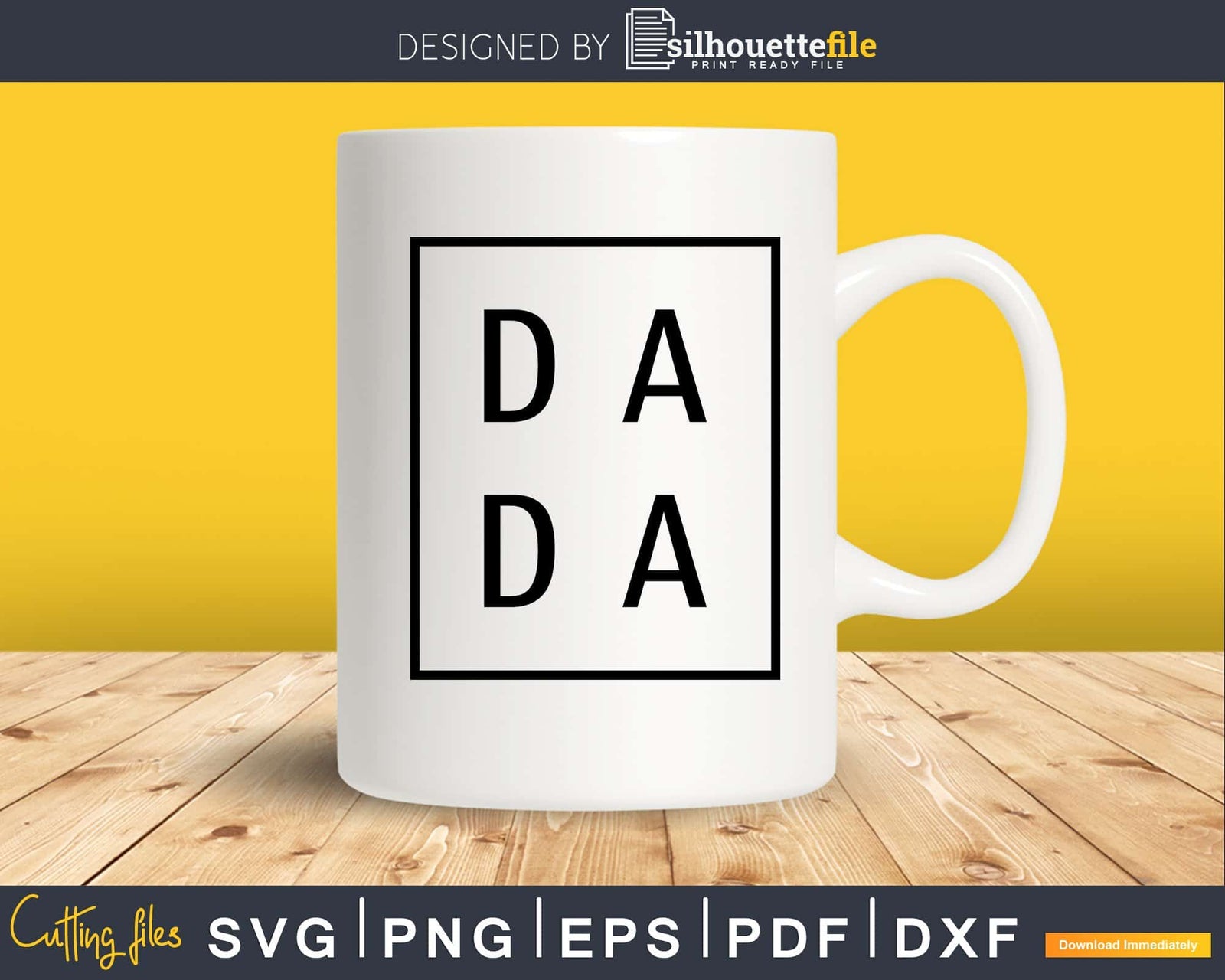 DADA svg, dxf, eps, png Cut File For Cricut Vinyl Cutter | Silhouettefile