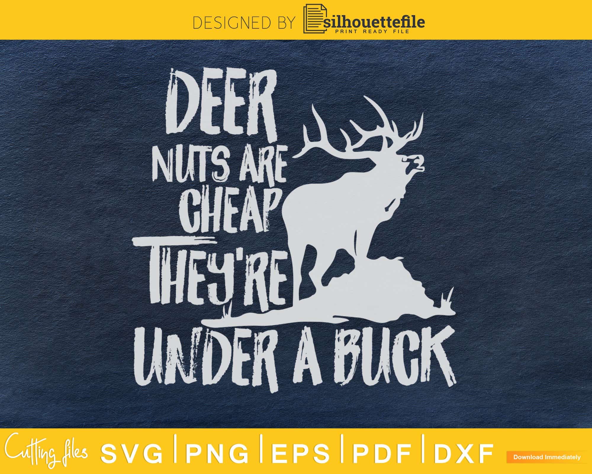 Deer Nuts Are Cheap They’re Under A Buck | Silhouettefile