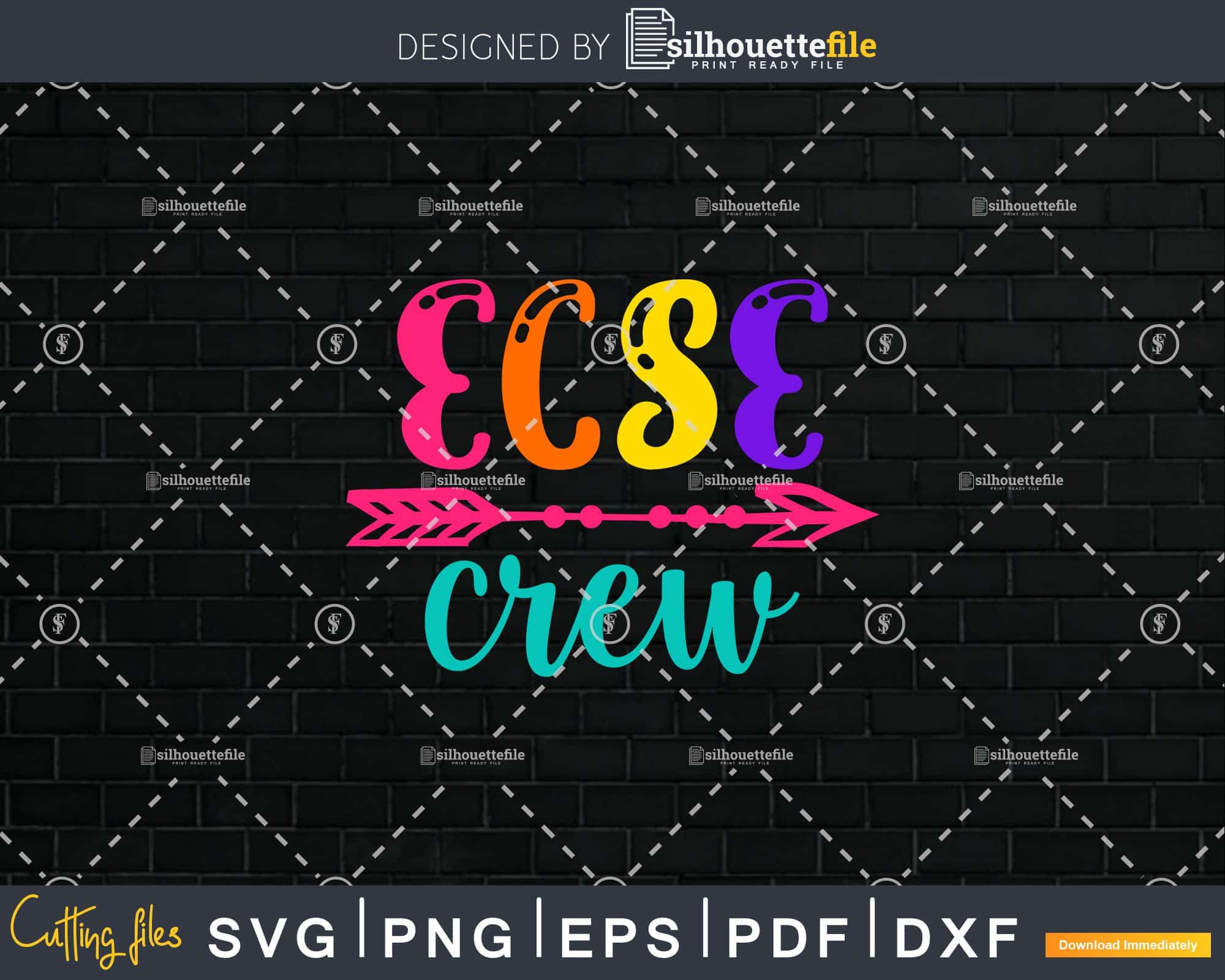 Early Childhood Special Education Ed Sped Crew Svg Design Cut File ...