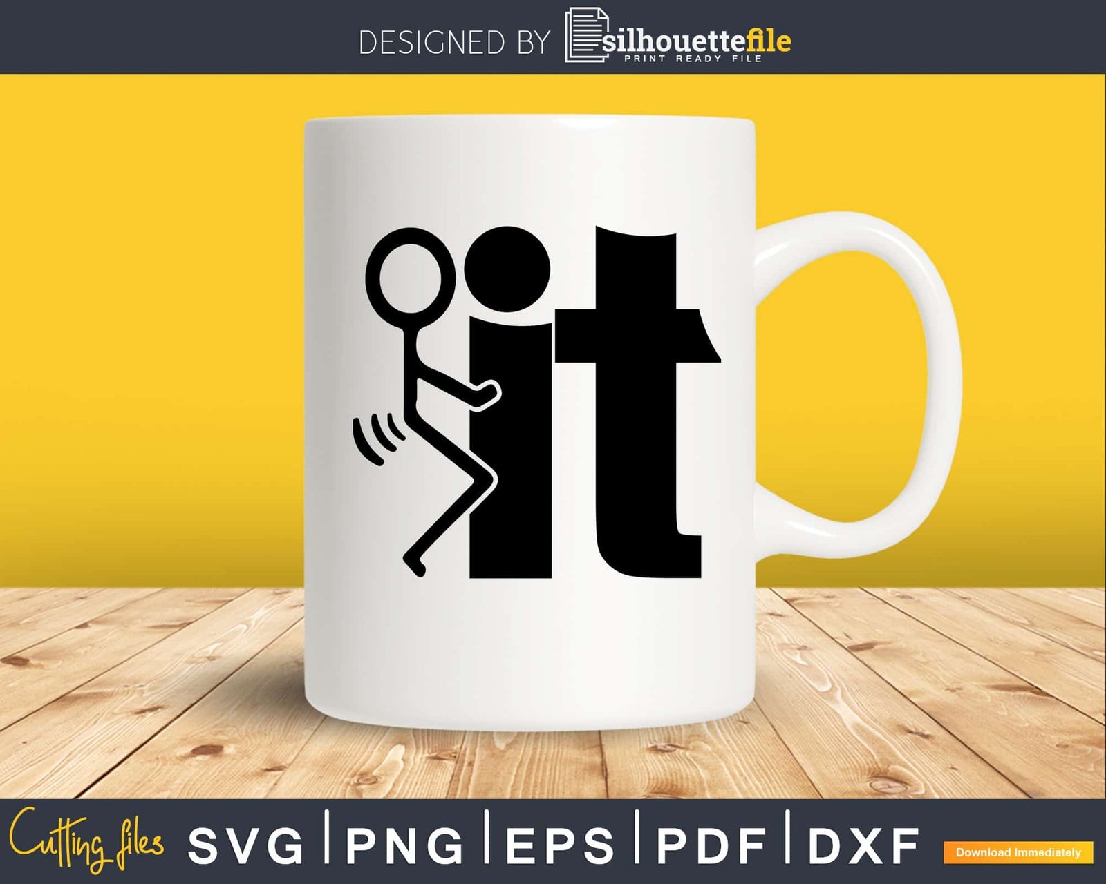 F It Instant Download SVG PNG EPS dxf digital download cut files ...