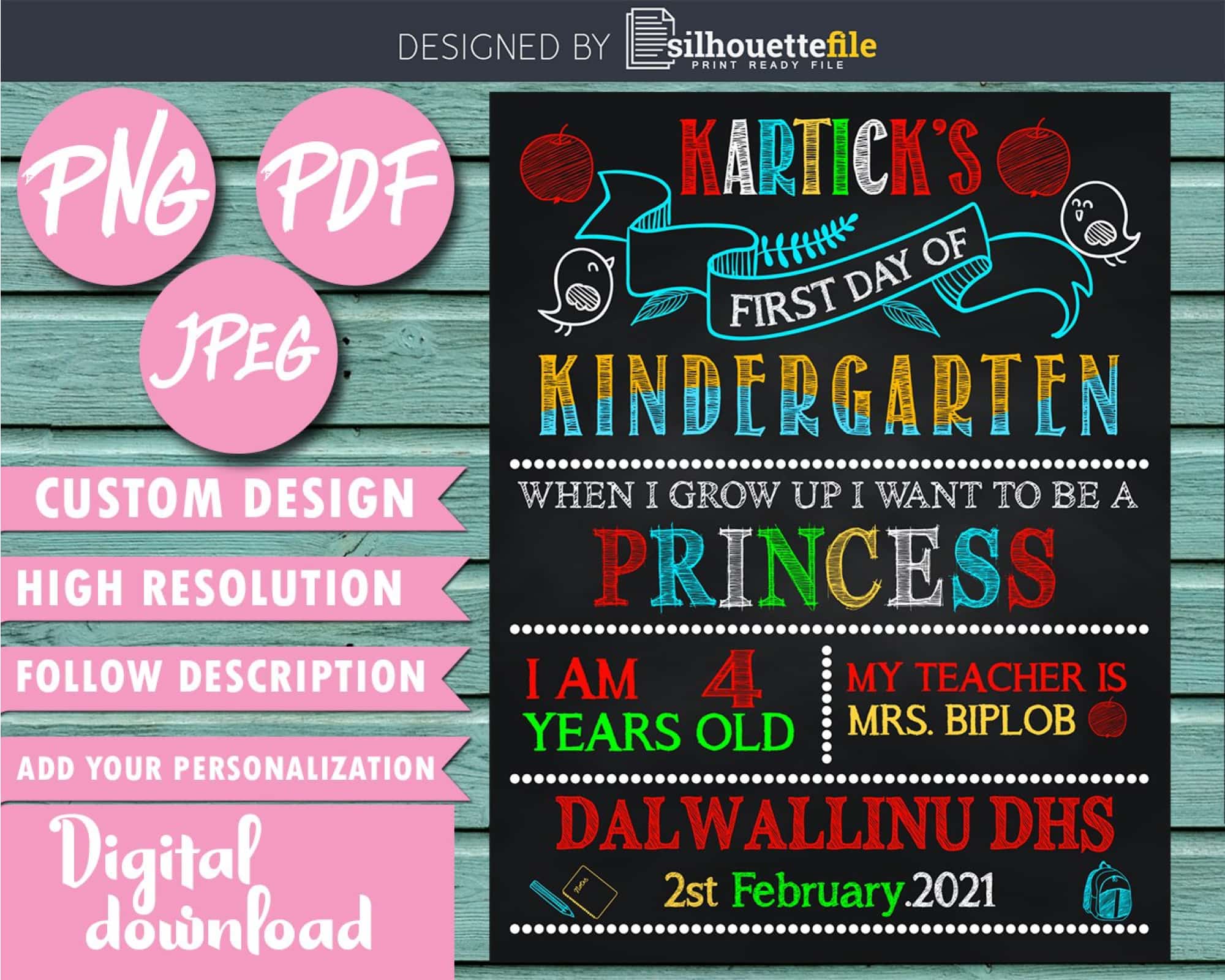 Chalkboard Sign Templates | SilhouetteFile