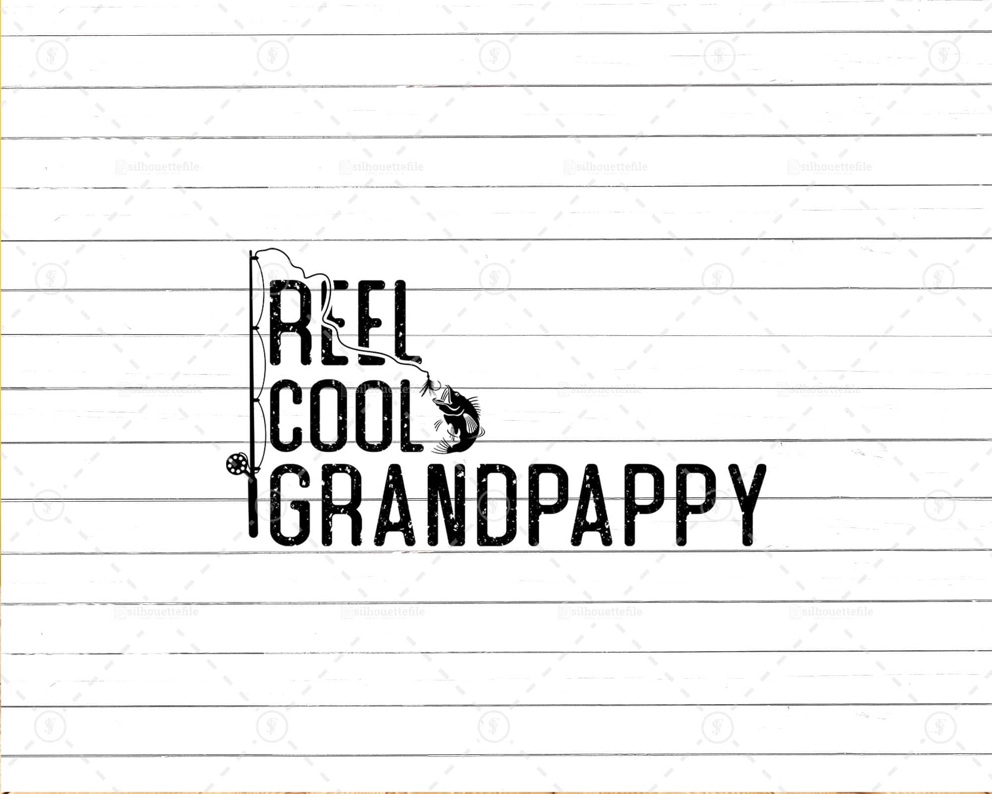 Fishing Reel Cool Grandpappy Png Svg Files For Cricut | SilhouetteFile