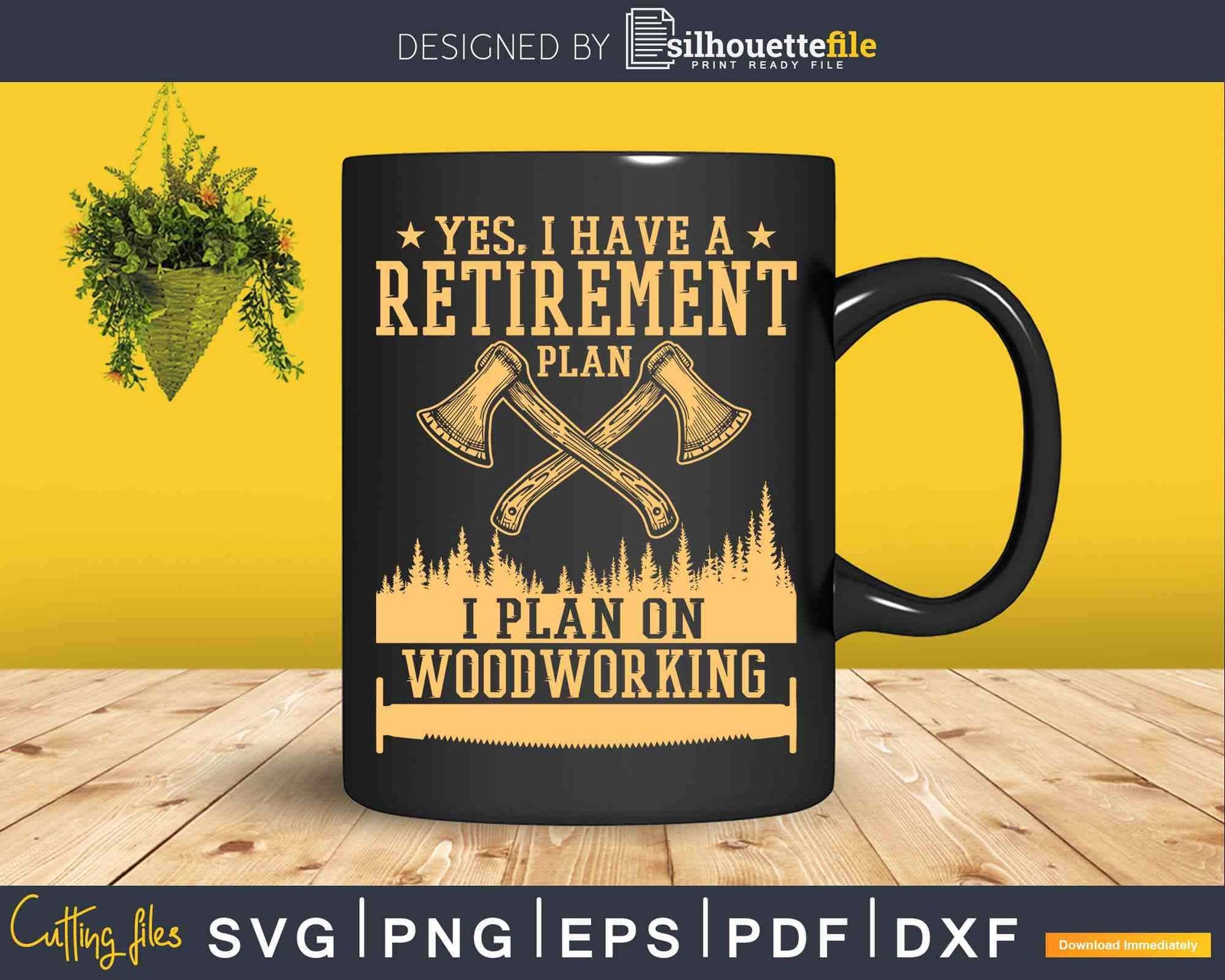 Funny Forestry Retirement Lumberjack Forester Svg T-shirt | Silhouettefile