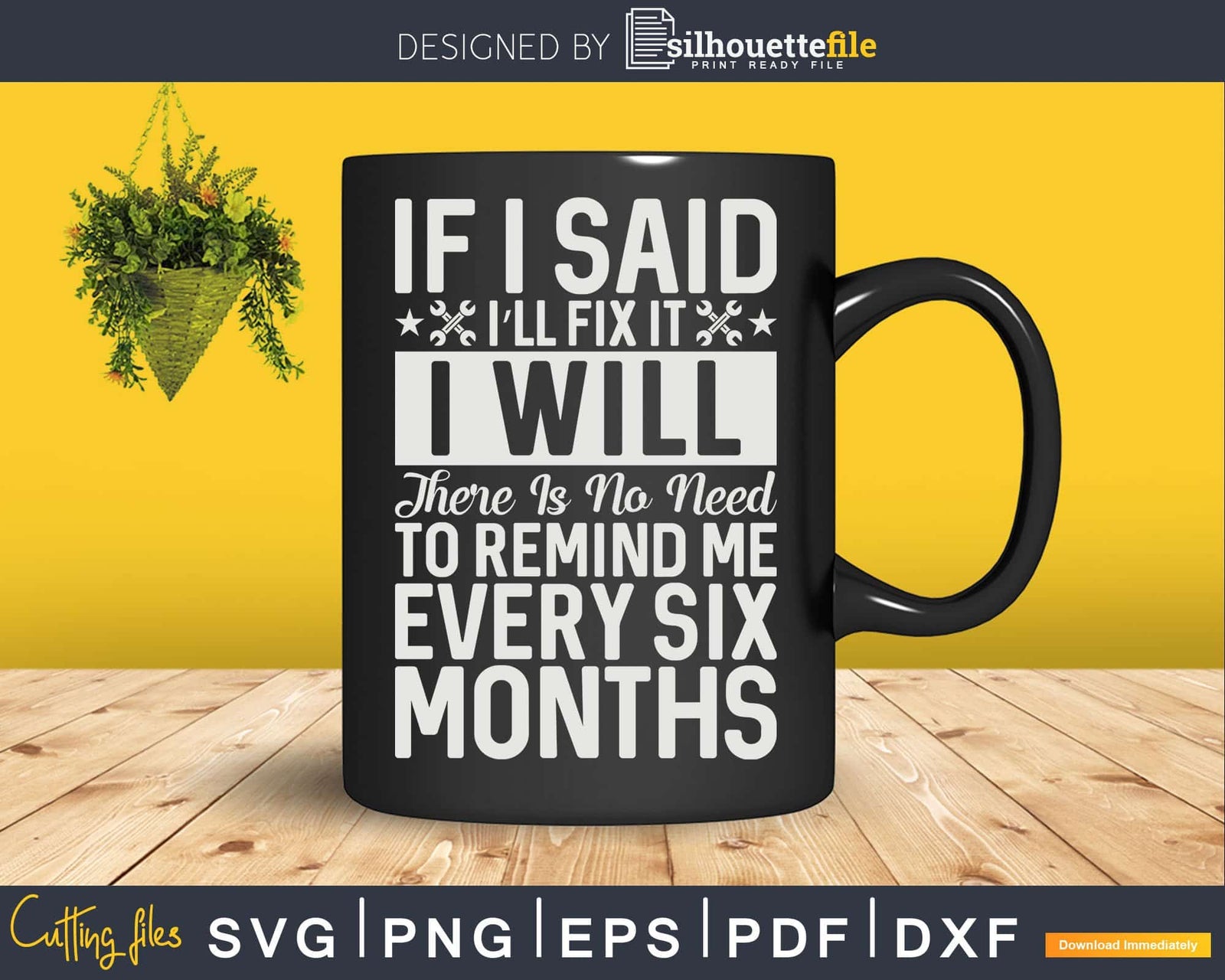 Funny Mechanic If I said I'll fix It I will Svg Vector T-shirt Designs ...