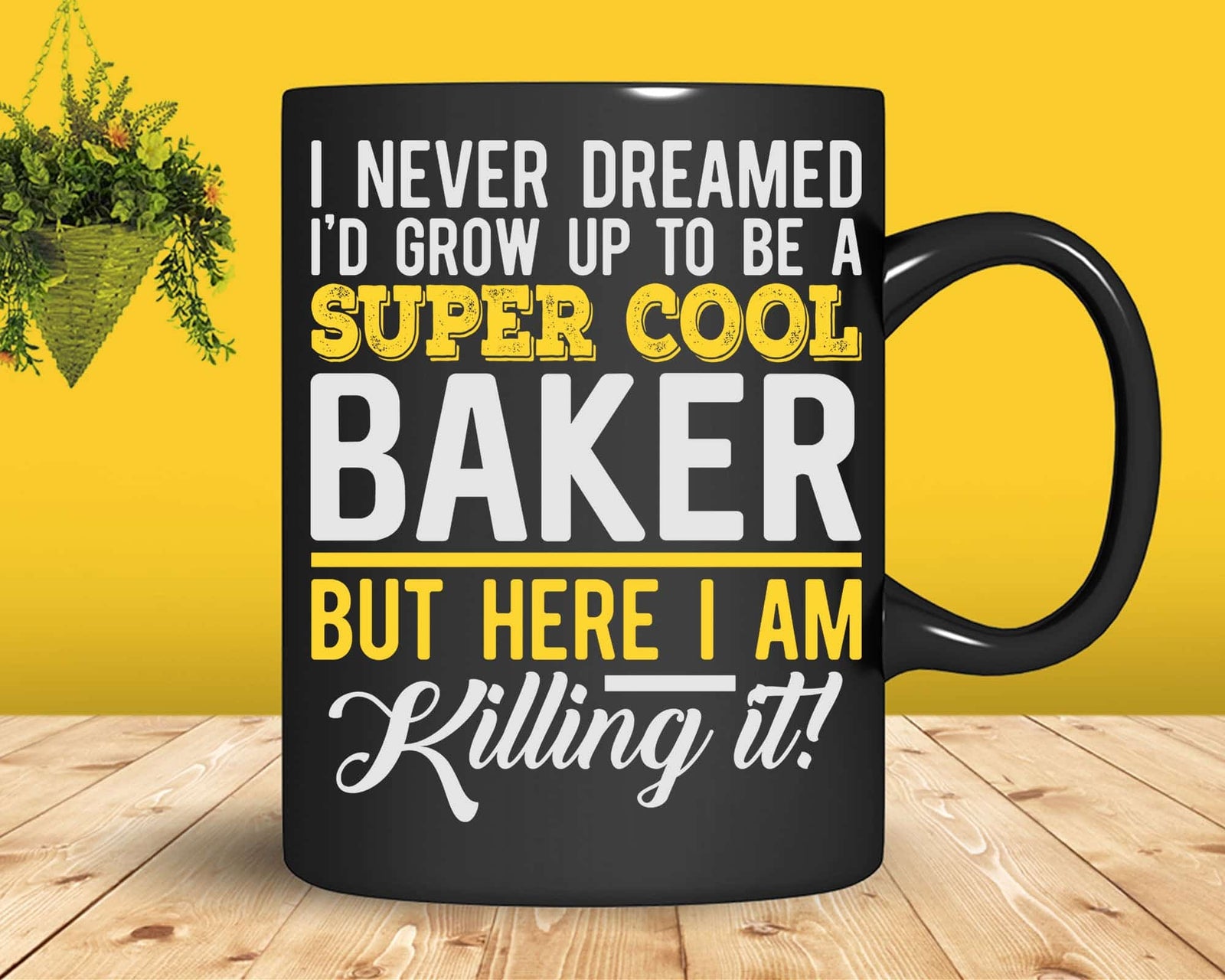 Funny Super Cool Baker But Here I Am Killing It Svg Png | SilhouetteFile