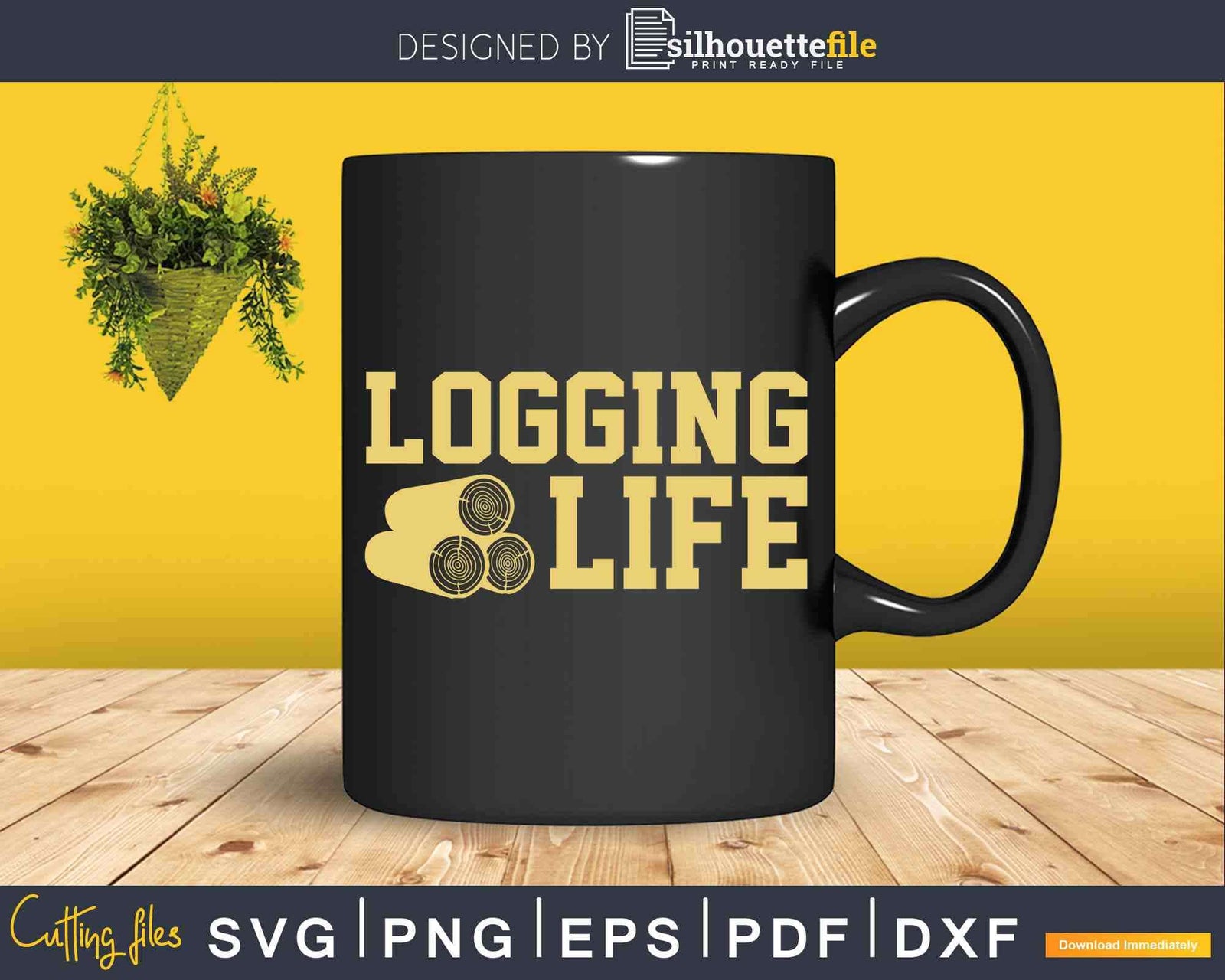 Funny Tree Logging Life Lumberjack Arborist Svg Dxf Png Cut ...