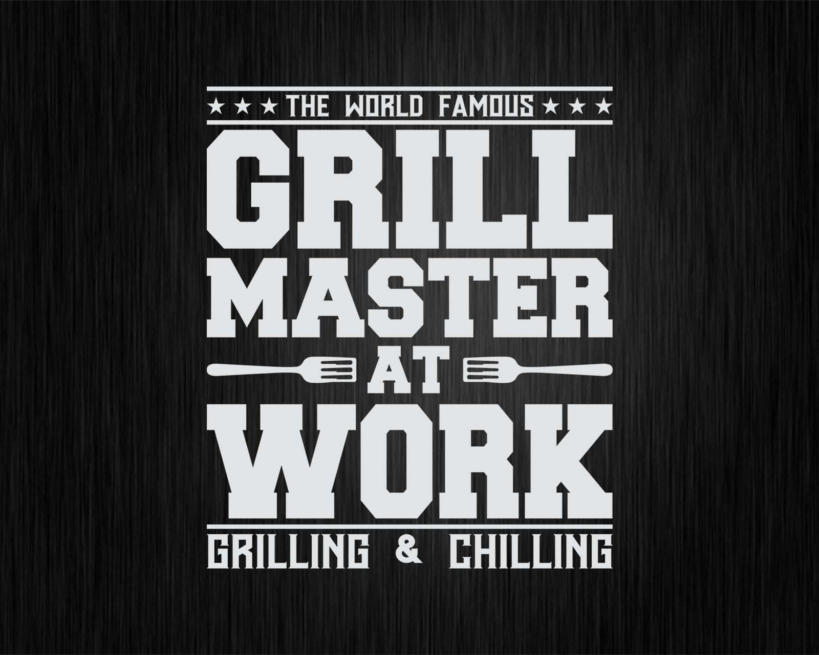 Grill Master Barbecue BBQ Smoker Grilling Svg Png Cricut | Silhouettefile