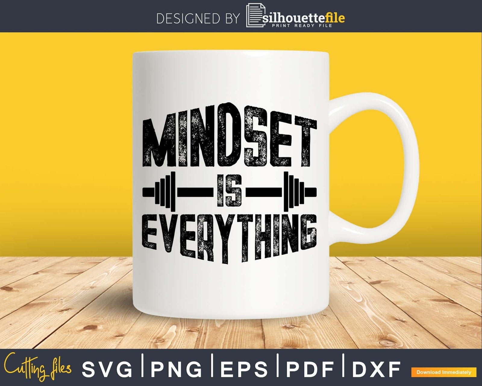 Growth Mindset Entrepreneur Teacher Fitness Motivation svg | SilhouetteFile