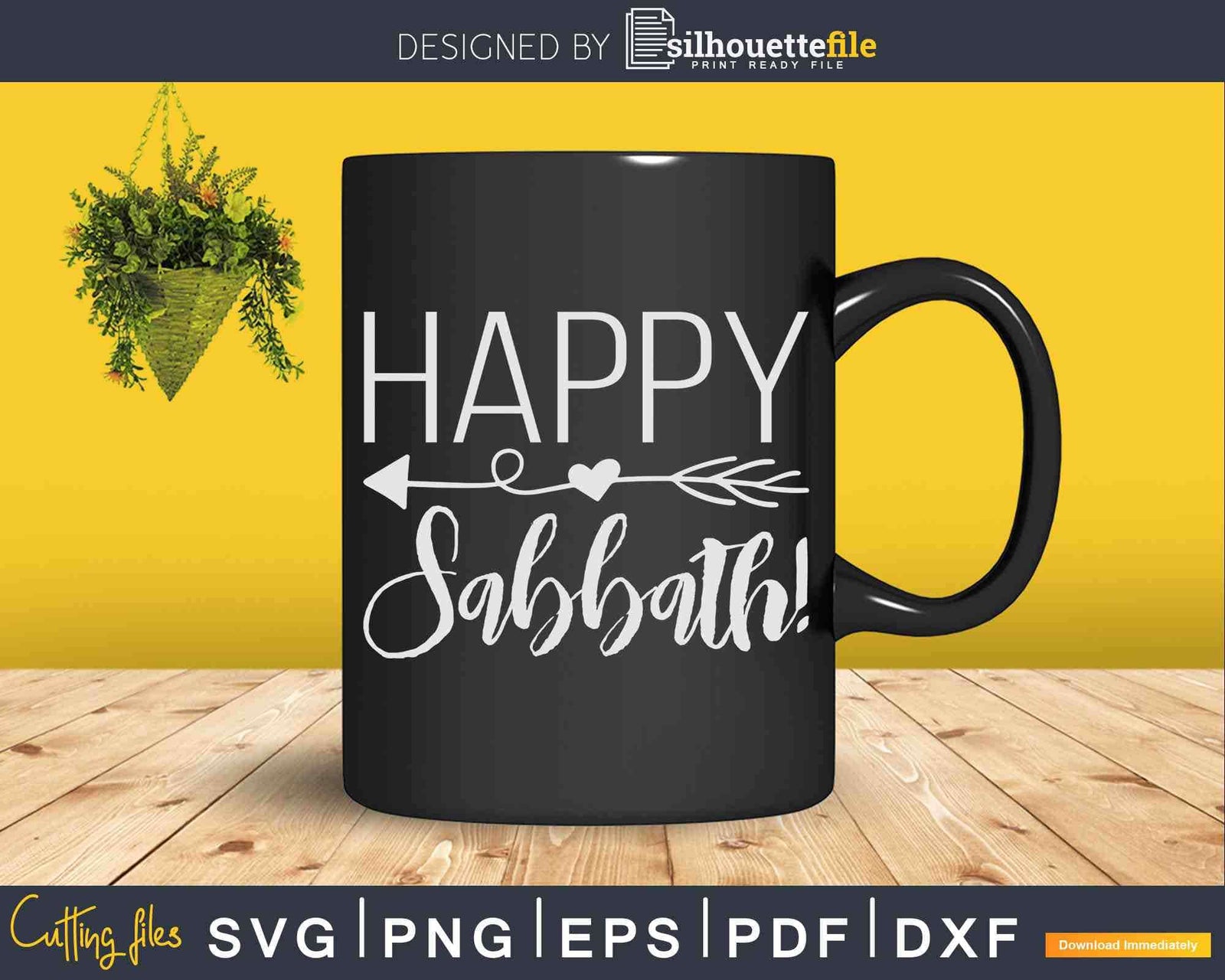 Happy Sabbath Seventh-Day Adventist Hiking SDA Svg Cricut | Silhouettefile