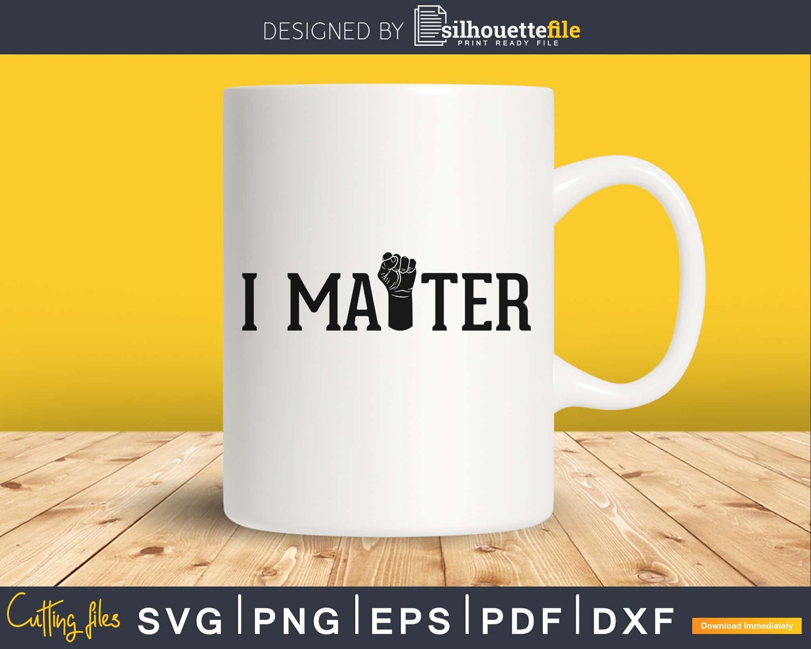 I Matter SVG PNG cutting printable file | SilhouetteFile