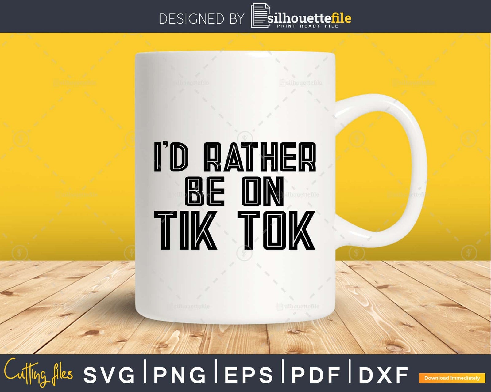 I’d Rather Be On Tik Tok Social Media Famous Meme Viral svg ...