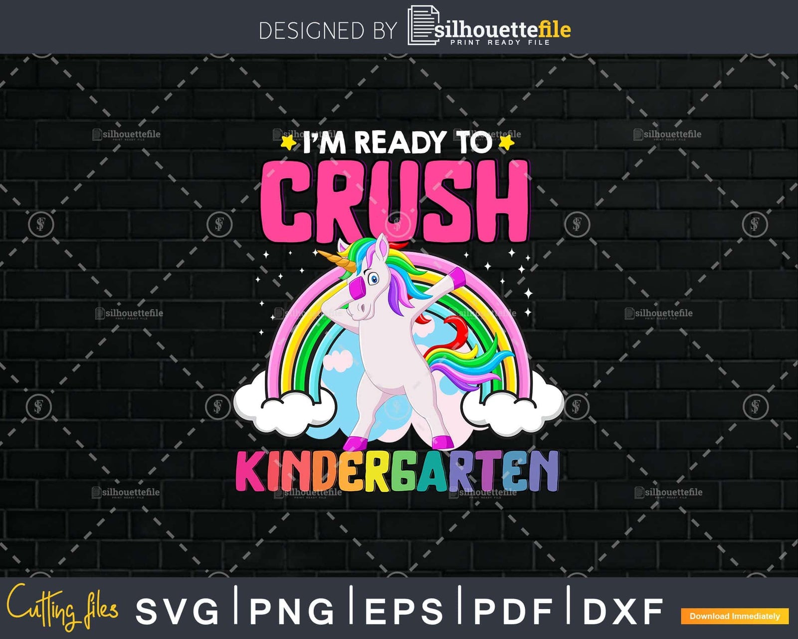 I'm Ready To Crush Kindergarten Back To School Shirt Svg Png Files ...