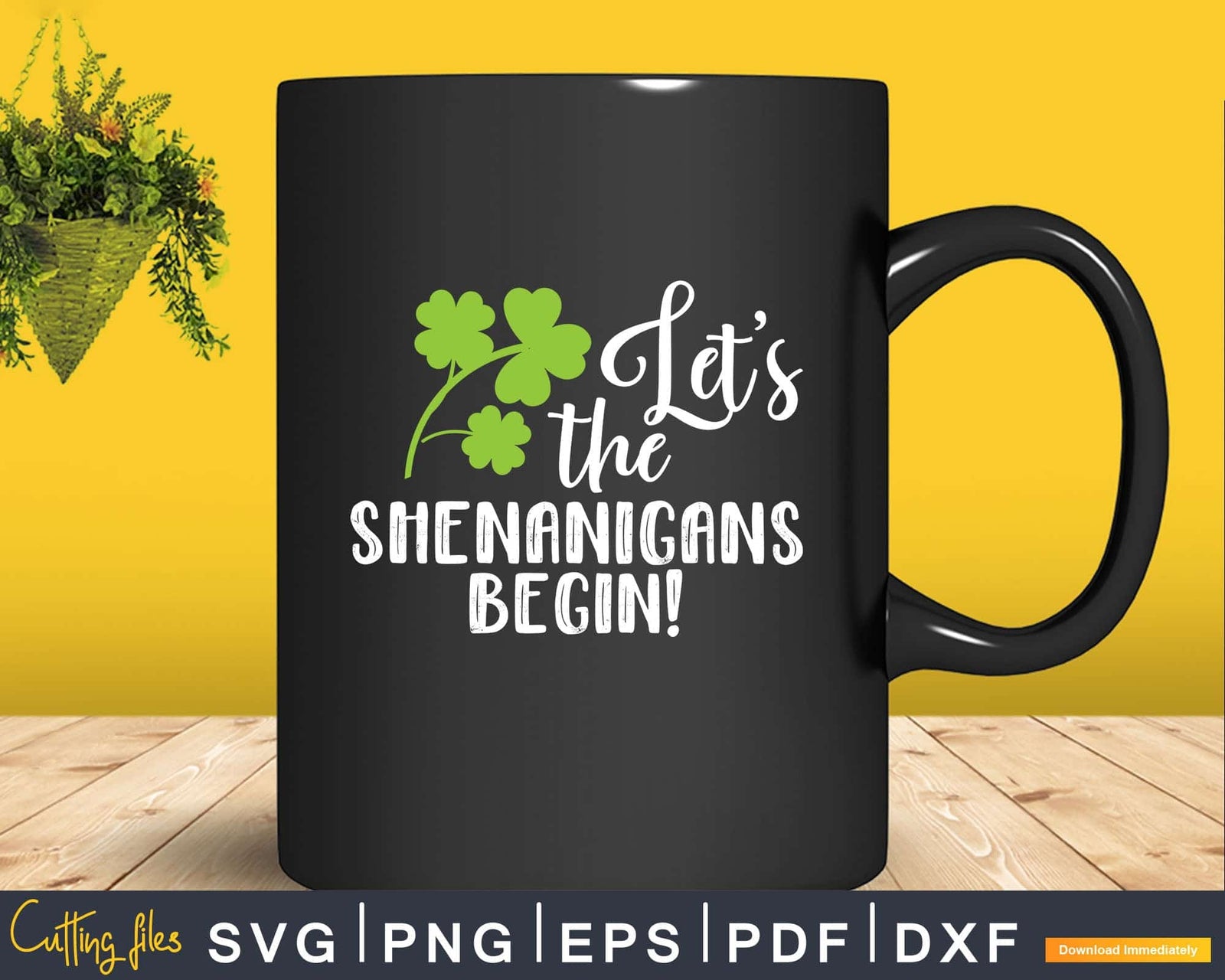 Let's The Shenanigans Begin Printable Svg Cutting Files | Silhouettefile