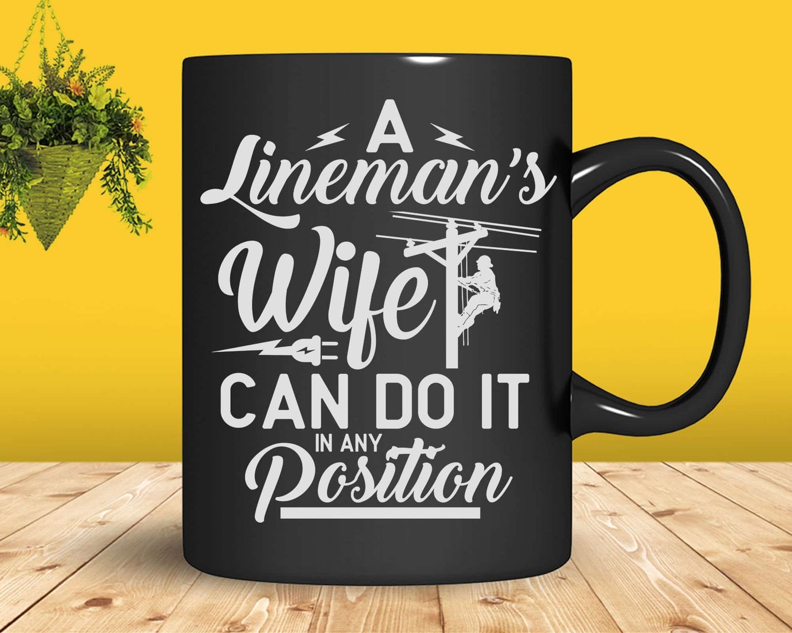 Lineman Wife Position Funny Electrical Lineworker Svg Png Files ...