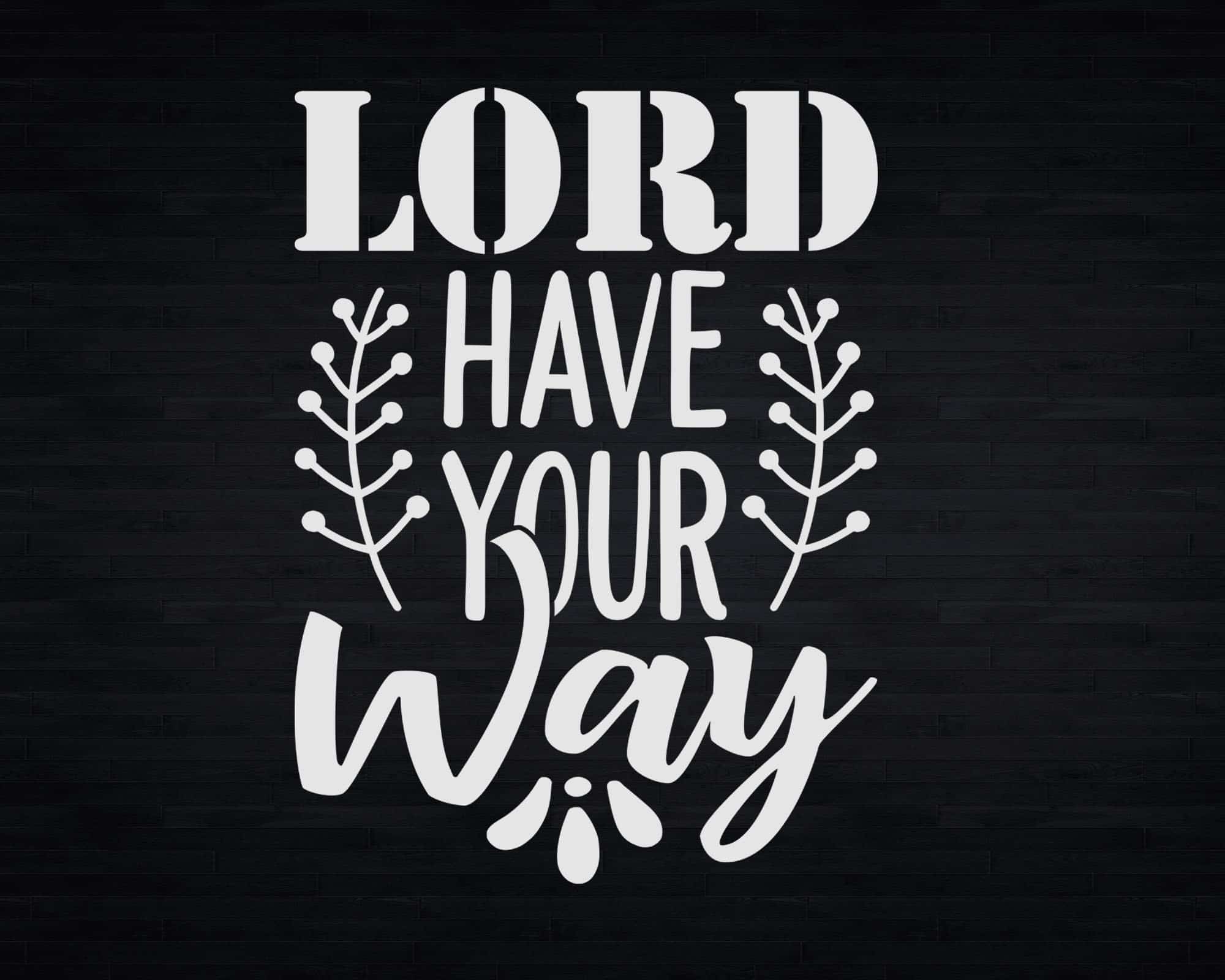 Follow The Lord