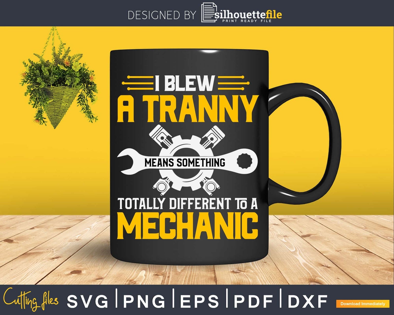 Mechanic Gag Gift Offensive Humor Aircraft Diesel Auto svg | Silhouettefile