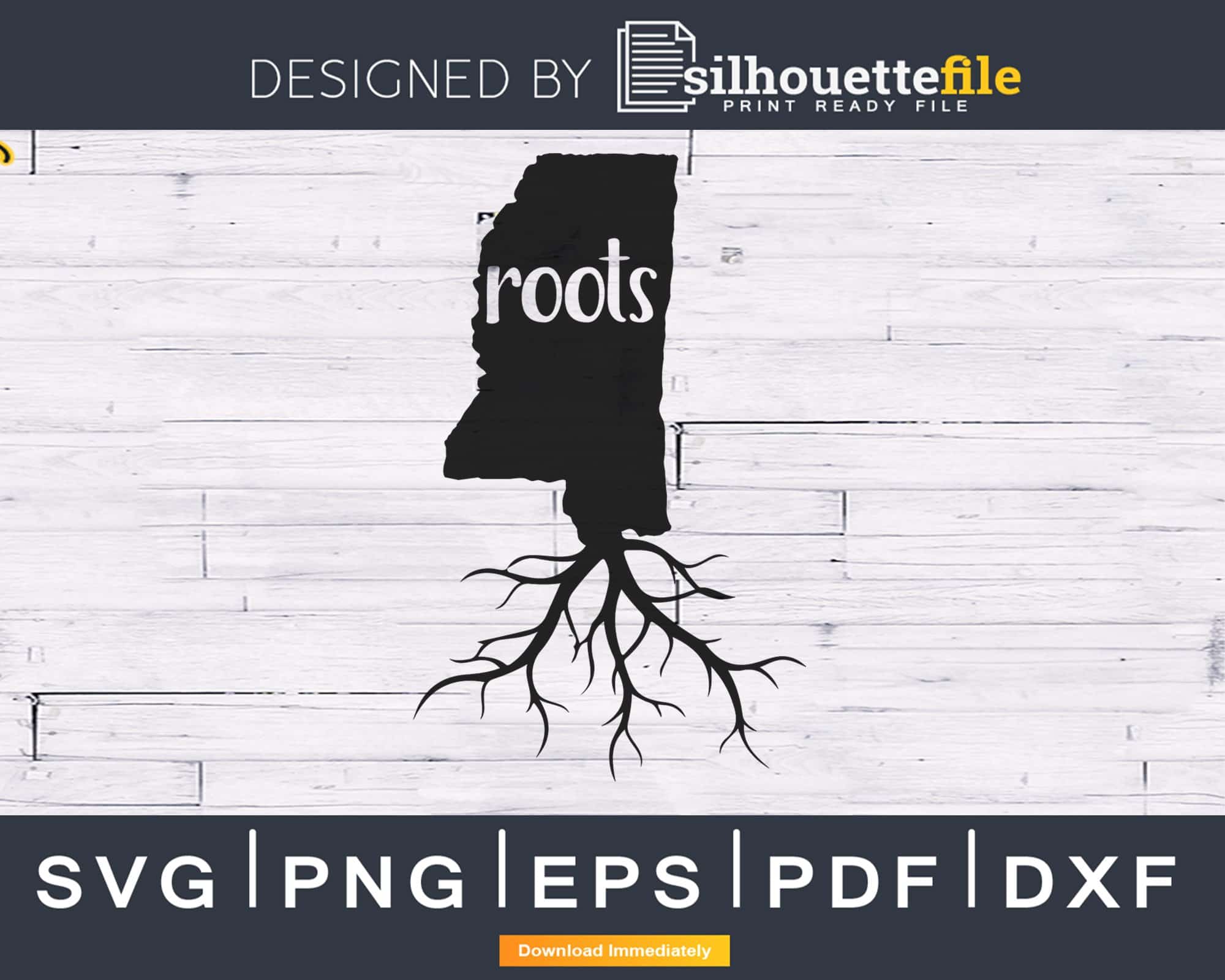 Mississippi MS Roots Home Native Map silhouette svg cricut | Silhouettefile