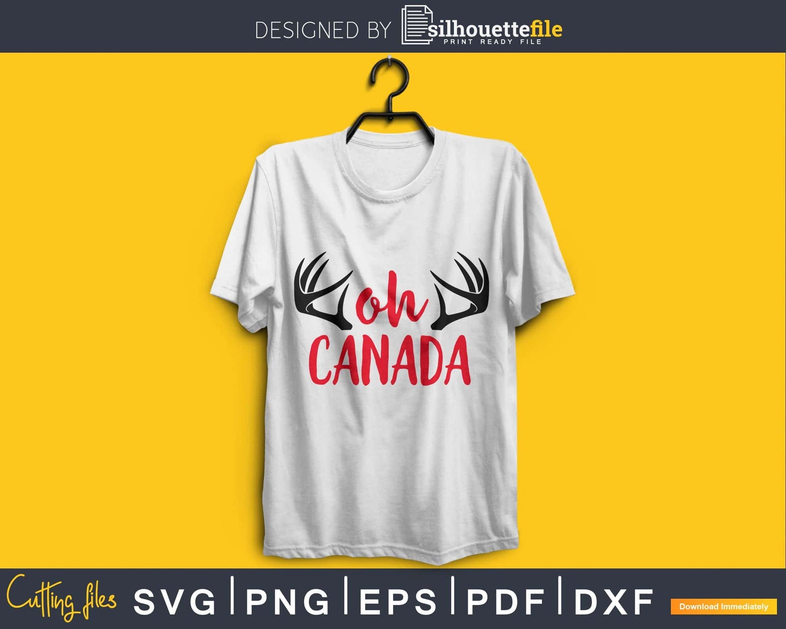 oh Canadian svg cricut cut digital cutting files | SilhouetteFile