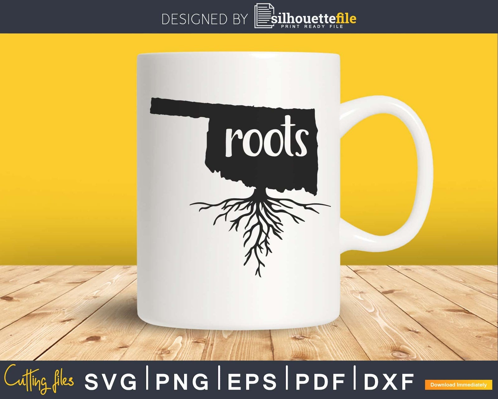 Oklahoma OK Roots Home Native Map svg cricut cut silhouette ...