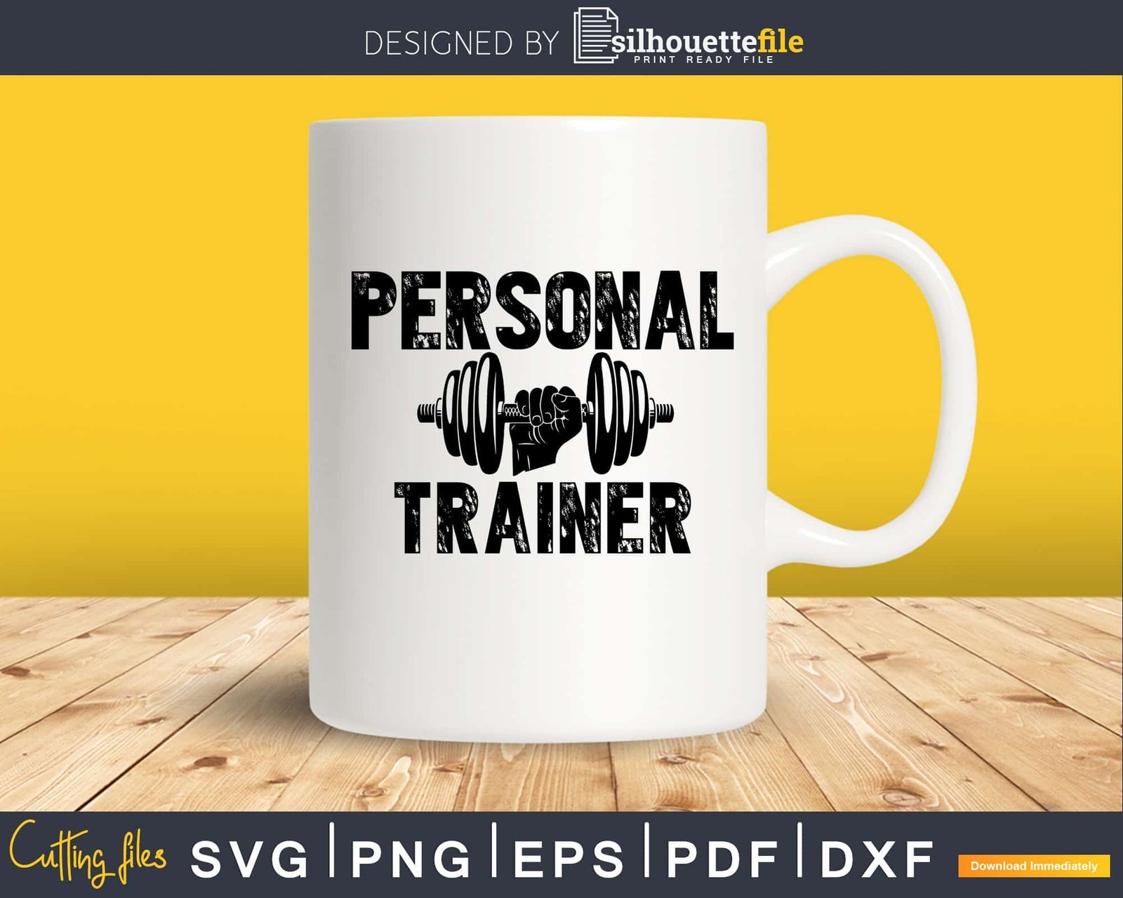 Personal Trainer Svg Cutting Files | Silhouettefile