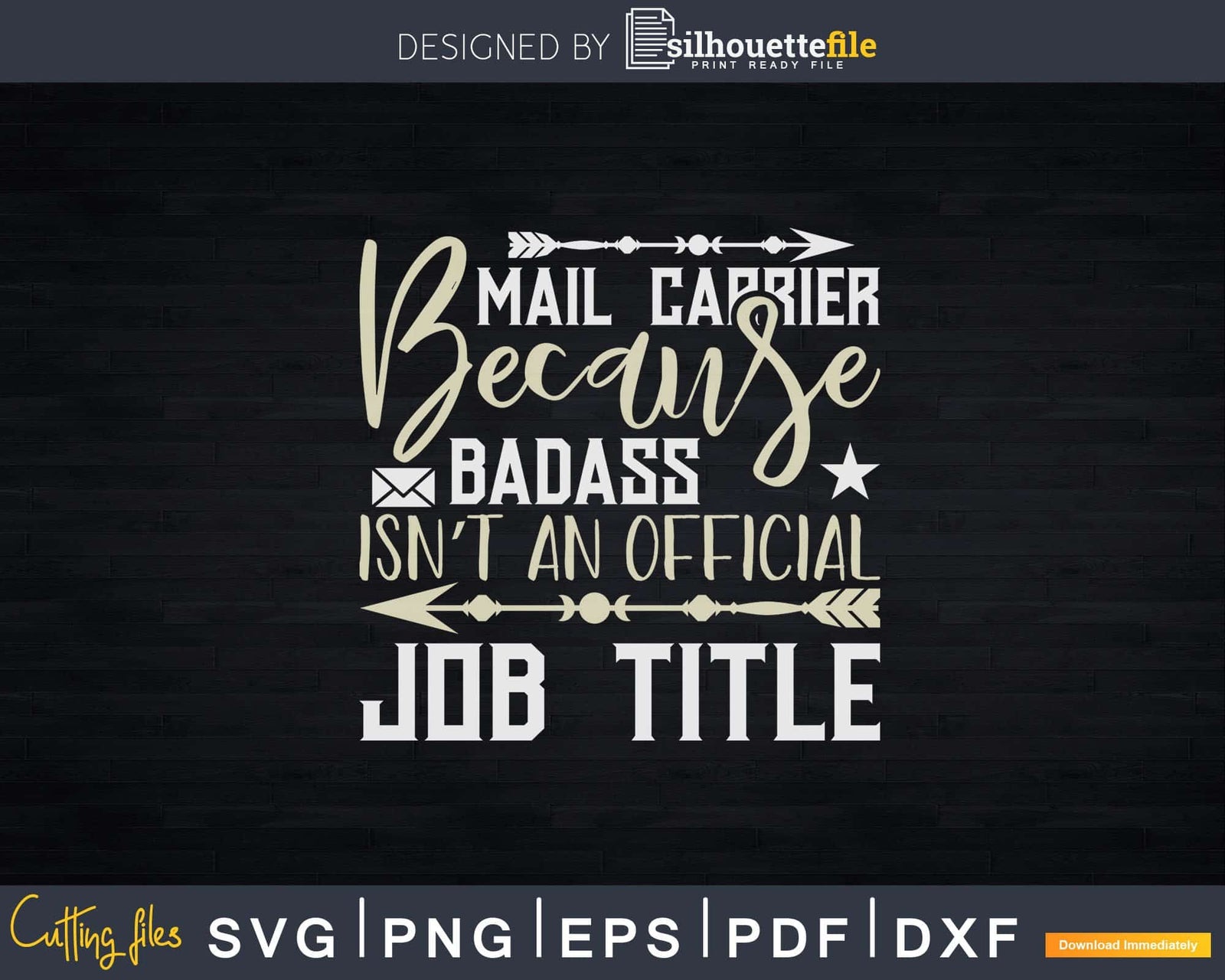 Postal Mail Carrier Mailman Svg Cut Files | Silhouettefile