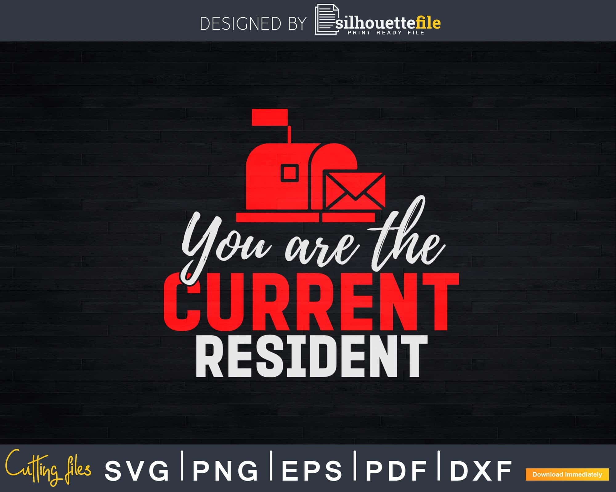 Postal Worker Mail Carrier Retiree Svg Dxf Cut Files | SilhouetteFile