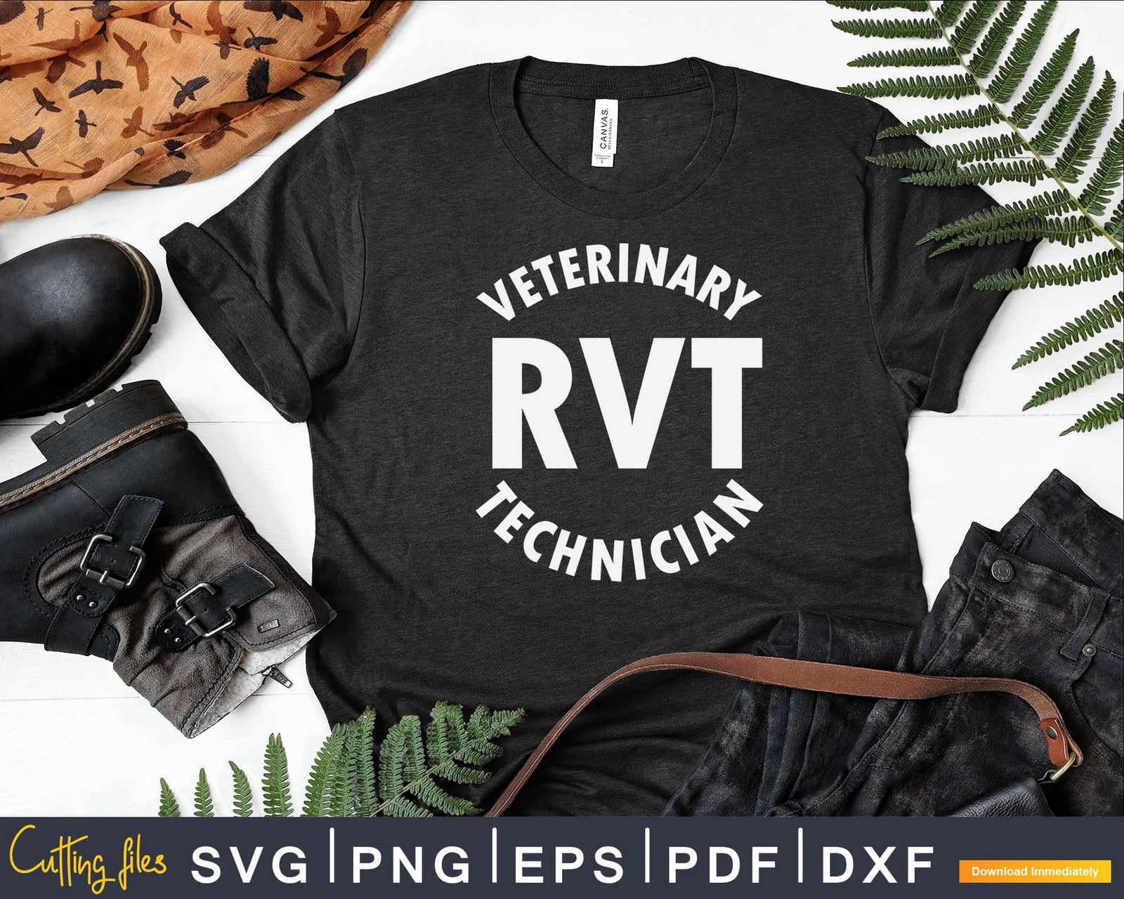 Registered Veterinary Technician Vet Tech Graduation Svg Print Files ...