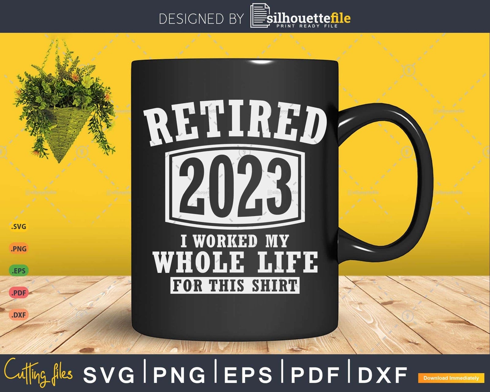 Retired 2023 I Worked My Whole Life For This Funny Retirement Svg Png ...