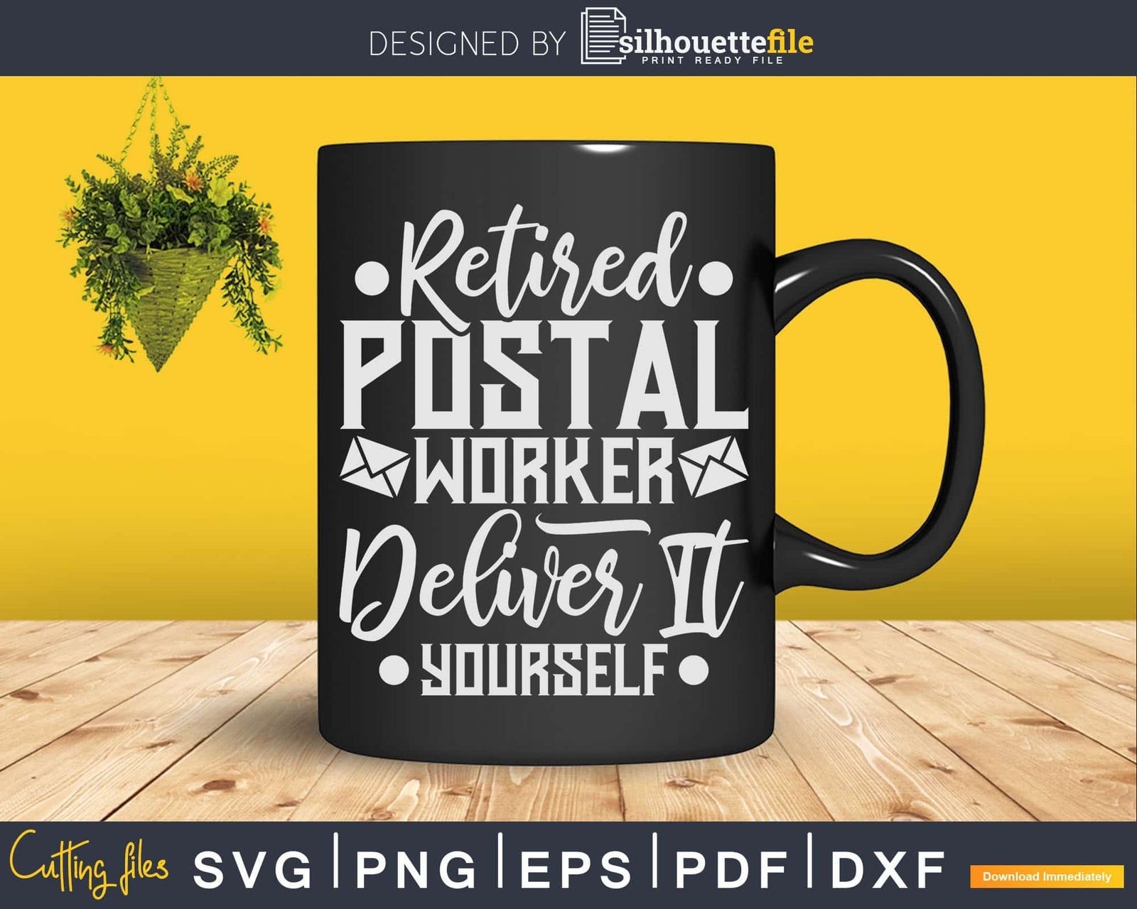 Retired Postal Worker Carrier Retirement Svg Cut Files | Silhouettefile