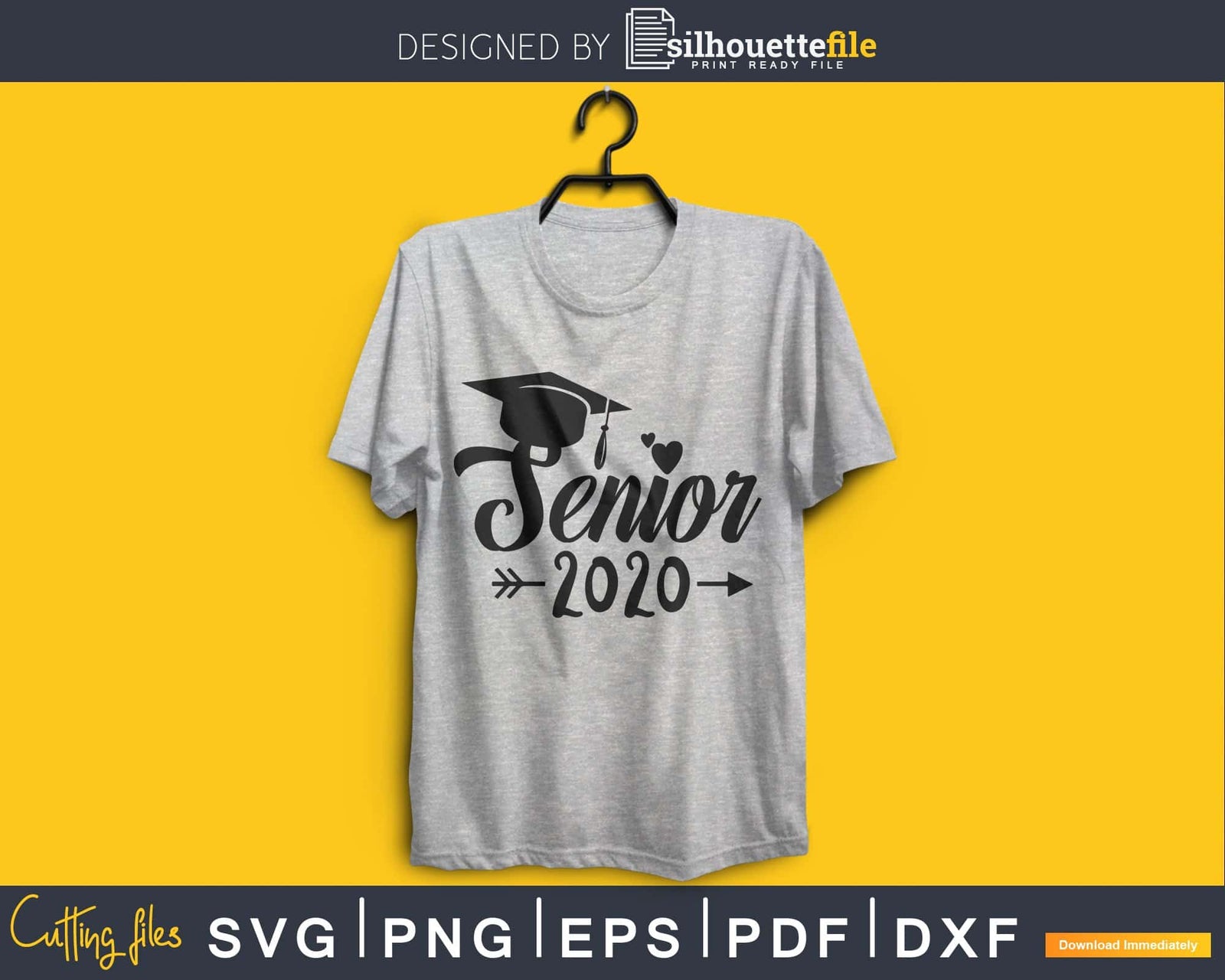 senior 2020 Graduation svg cricut silhouette Instant | SilhouetteFile