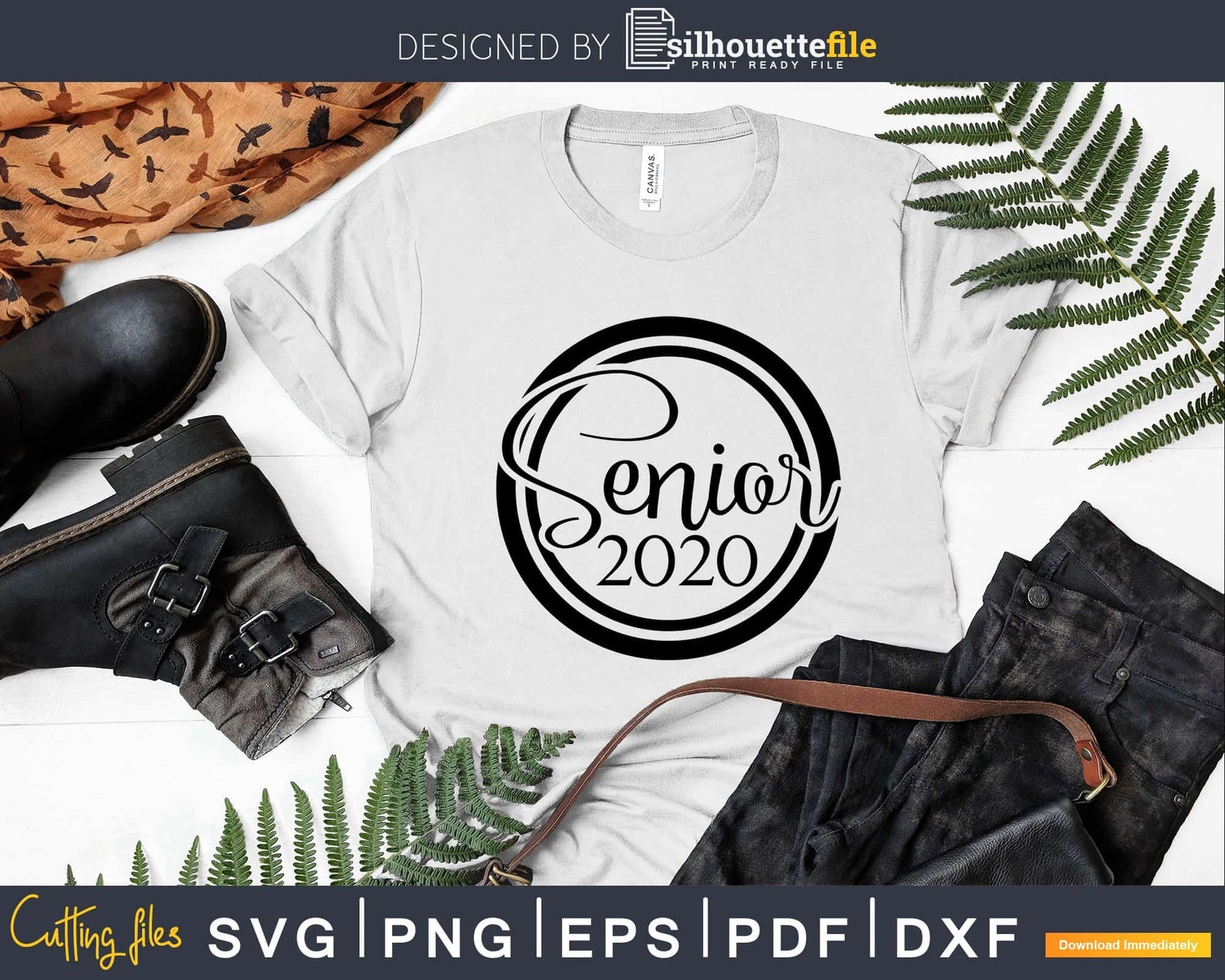 Senior 2020 Svg Graduation Senior svg digital Cut Files | SilhouetteFile